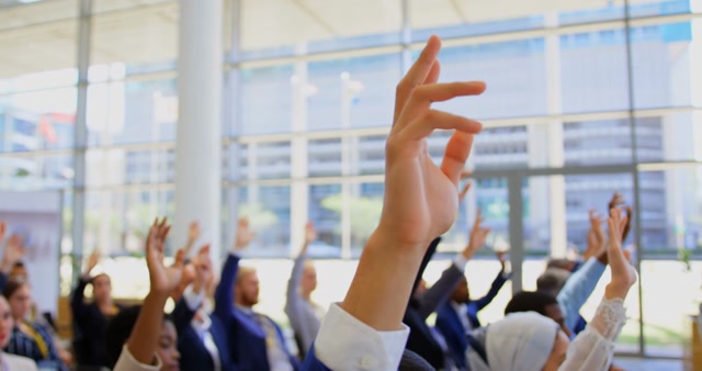 Raising Hand Stock Footage: Royalty-Free Video Clips - Storyblocks