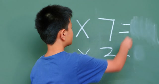 Child Solving Math Stock Footage: Royalty-Free Video Clips - Storyblocks