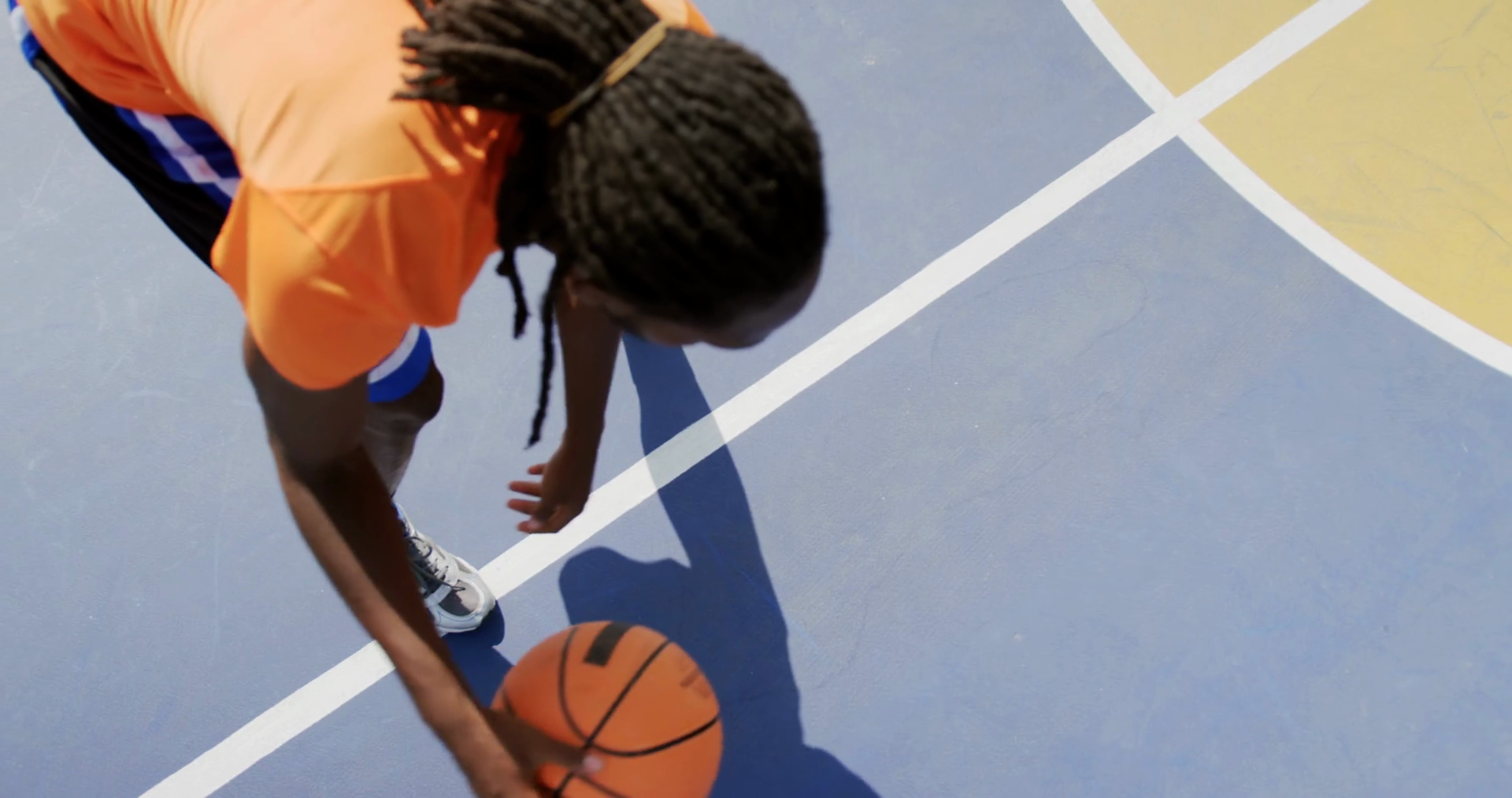 Basketball Player Playing Basketball 4k Stock Footage SBV-346584796 ...