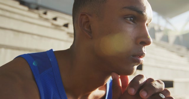 Athlete Thinking Stock Footage: Royalty-Free Video Clips - Storyblocks