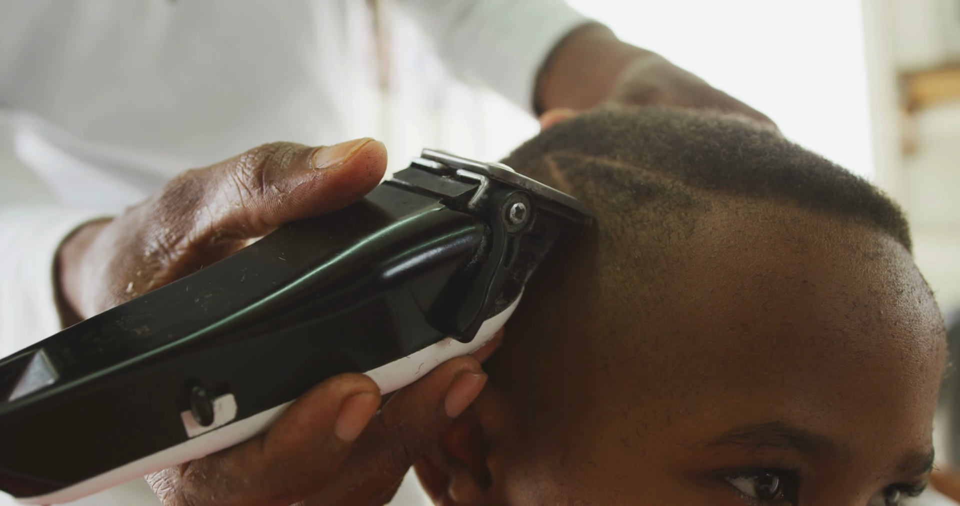African Man Making Finishes At African Boy Stock Footage SBV-346590999 ...
