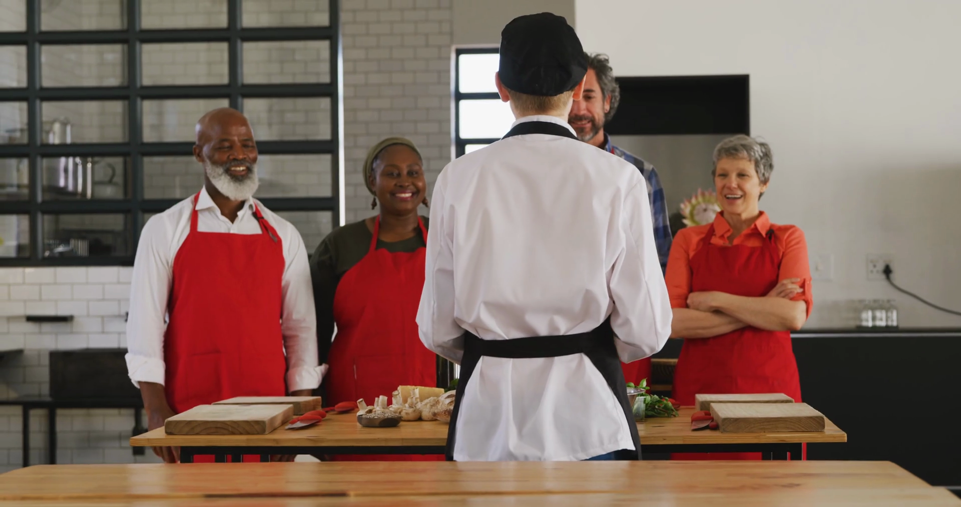 Chef Explaining To Cook Stock Footage SBV-346591977 - Storyblocks