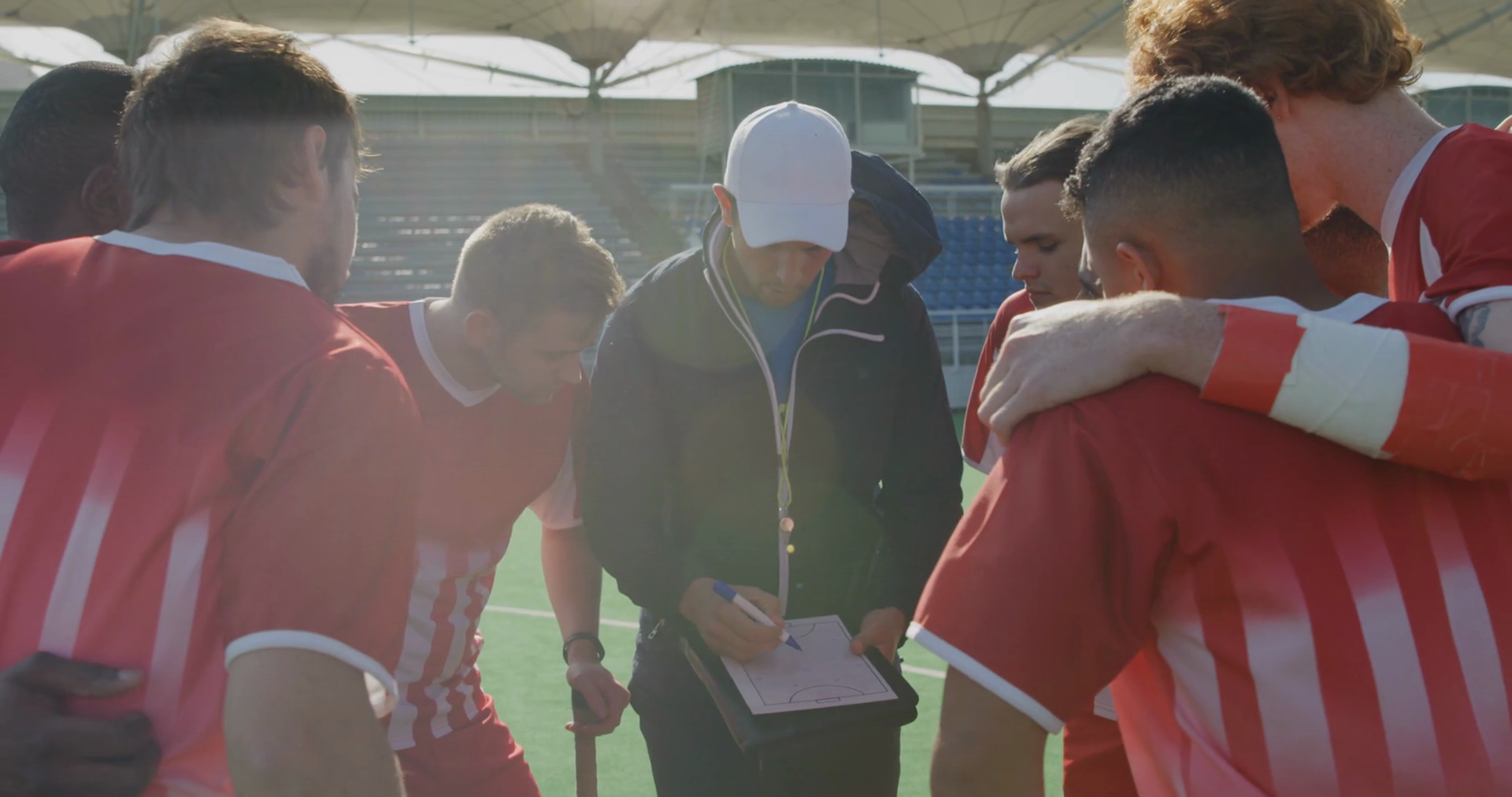 Hockey Players Preparing Game Stock Footage SBV-346593691 - Storyblocks