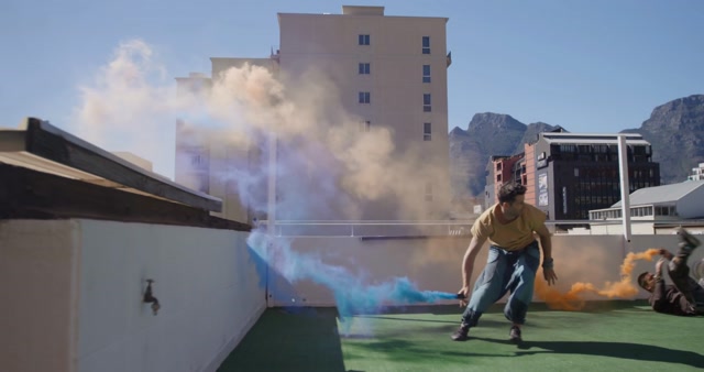 Man Jumping Off Building Stock Footage: Royalty-Free Video Clips ...