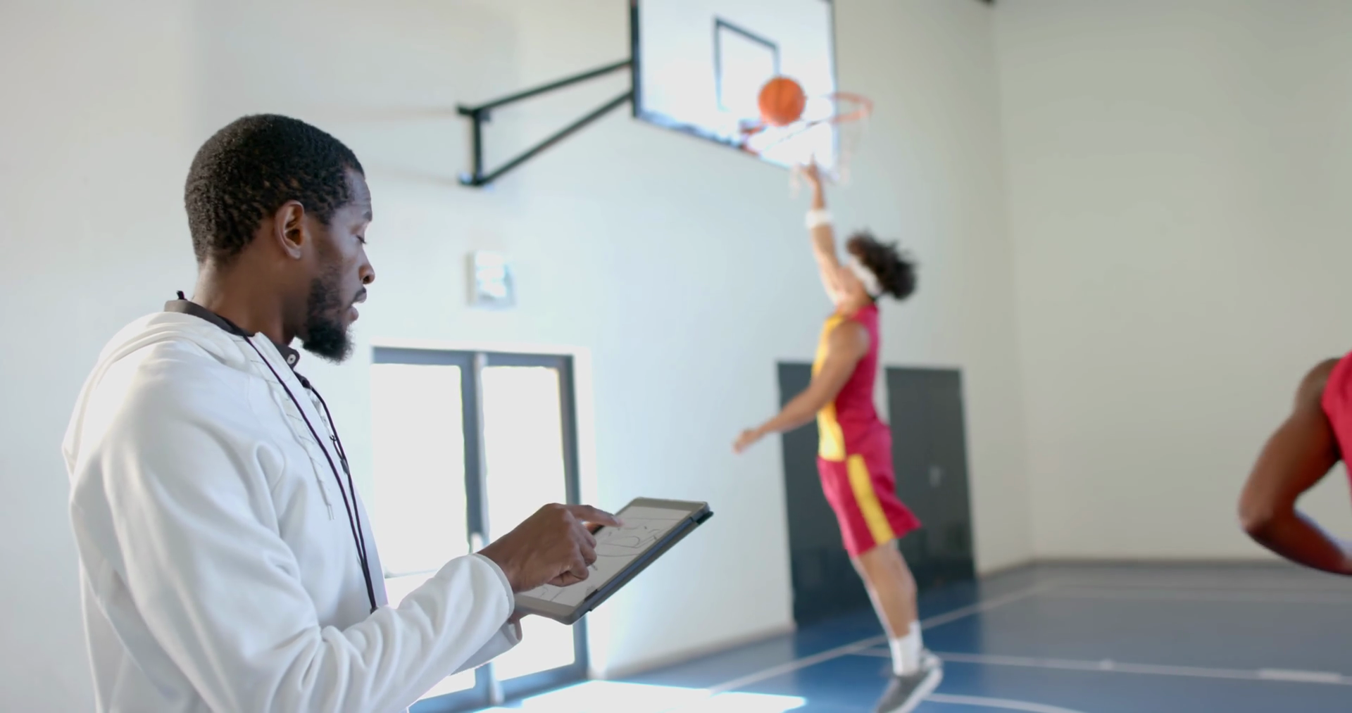 African American Coach Coaches Basketball Stock Footage SBV-352032680 ...