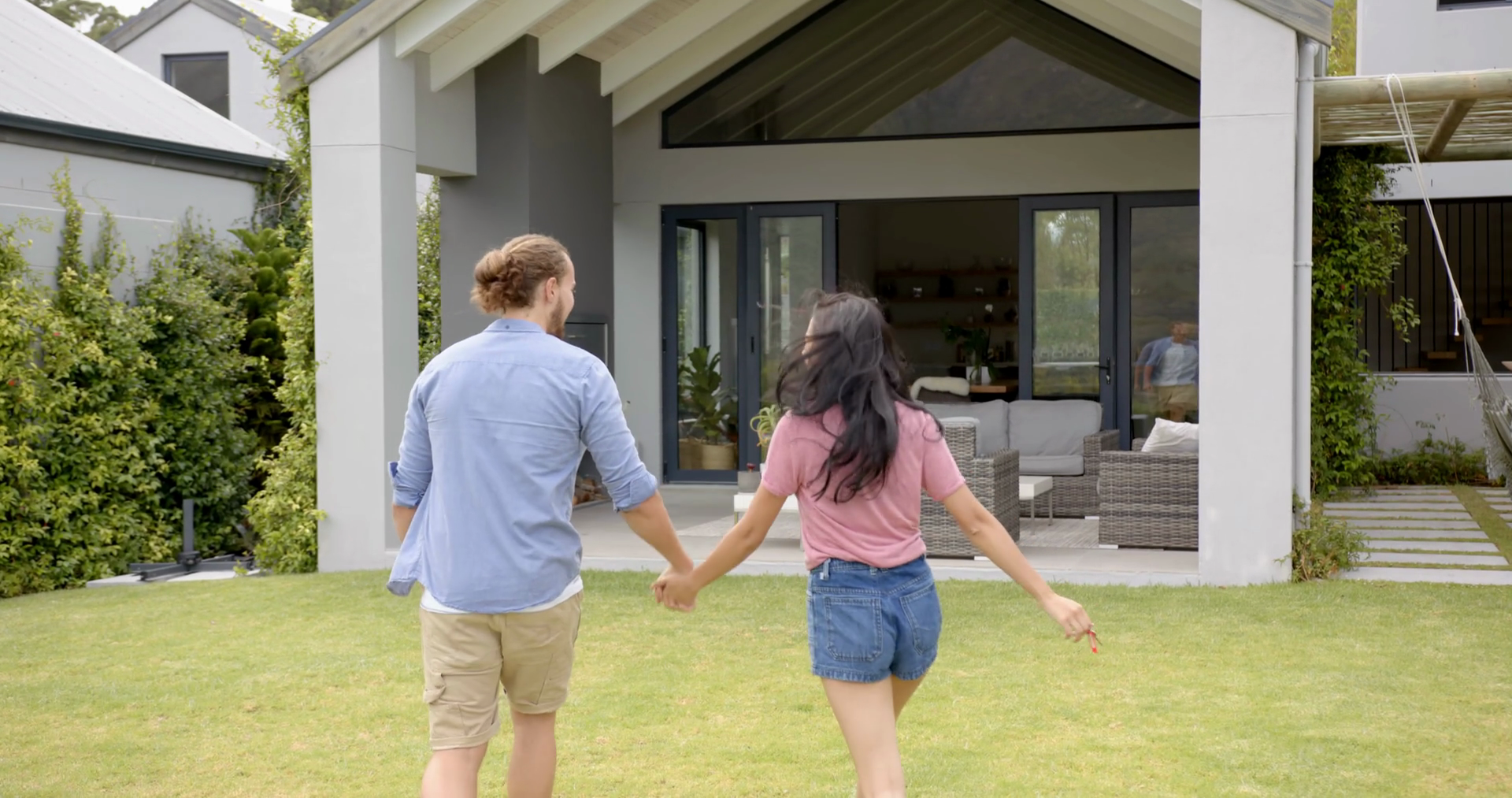 A Young Biracial Couple Enjoys Moment In Stock Footage SBV-351972035 ...