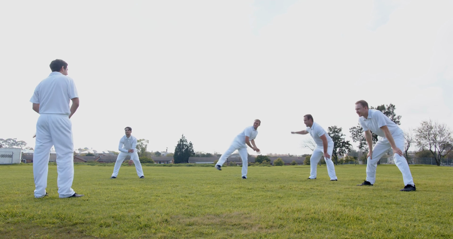 Team Of Male Cricket Players Practicing Stock Footage SBV-352070310 ...