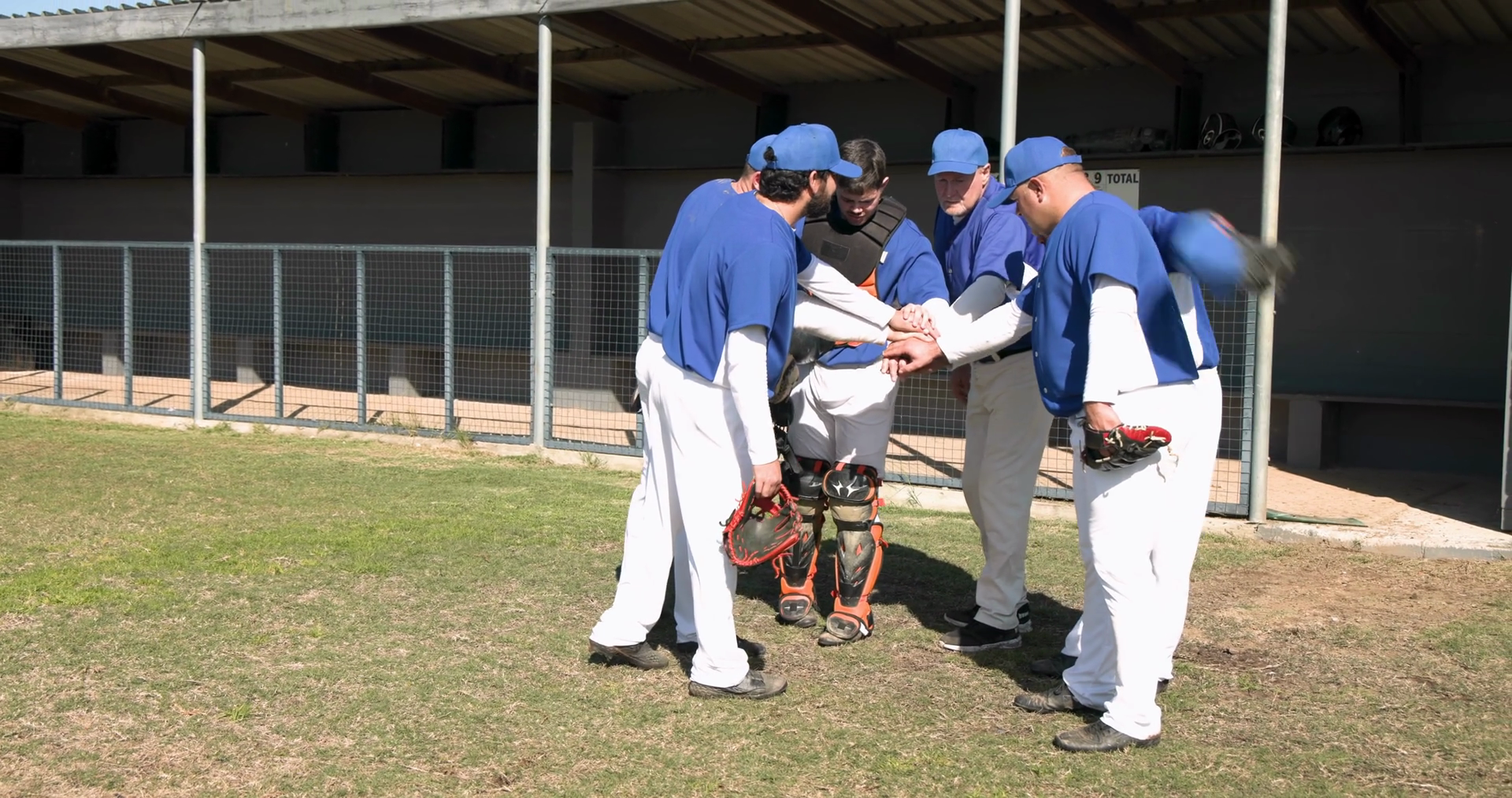 Baseball Players In Uniforms Standing Stock Footage SBV-352070738 ...