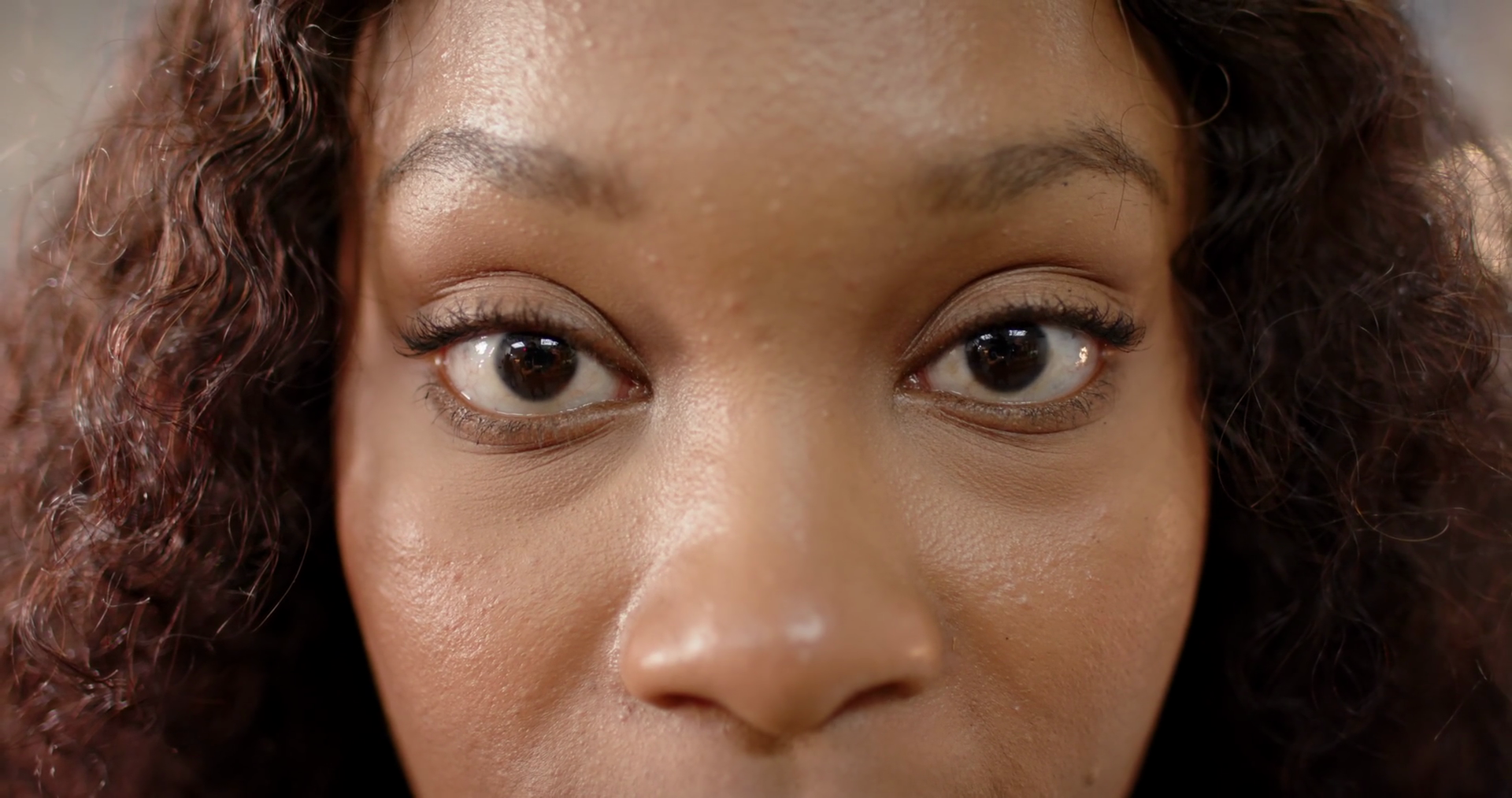 African American Woman Holding Steady Gaze Stock Footage SBV-352849461 ...