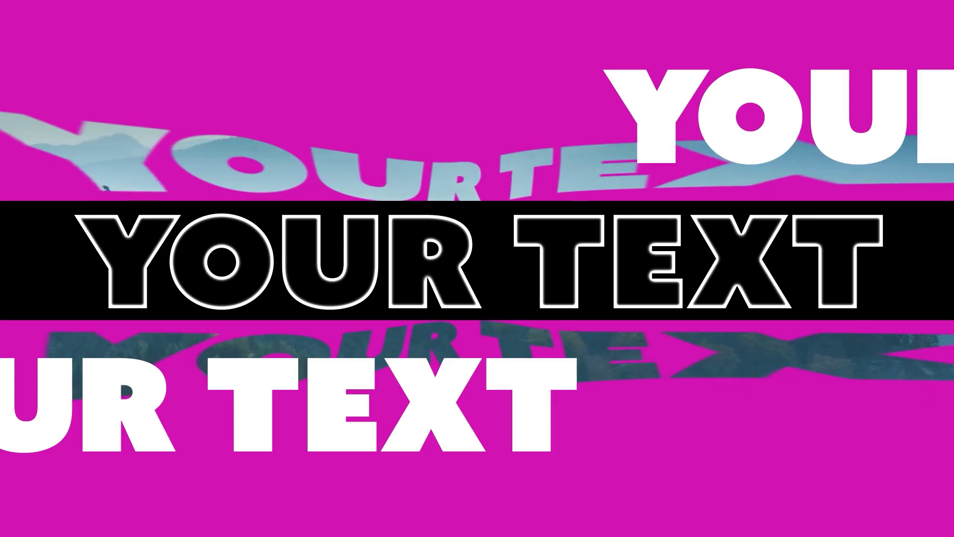 Fast Kinetic Bold Cut Out Titles Template SBV-347449696 - Storyblocks