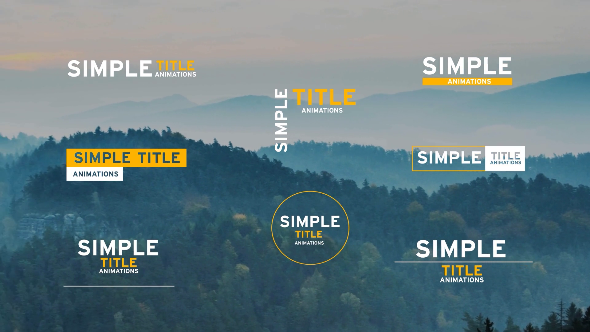 Simple Title Animations Template SBV-347449924 - Storyblocks