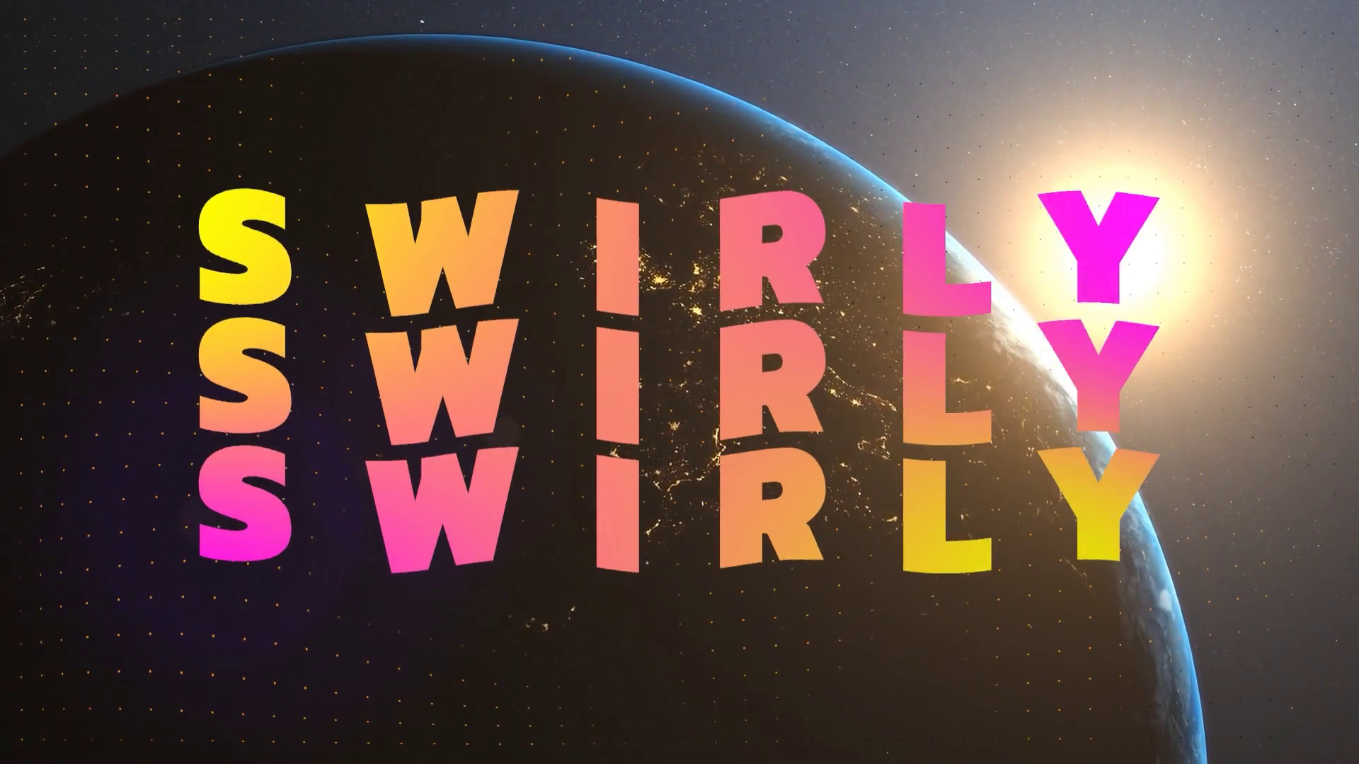 Swirly Wavy Bold Text Titles Template SBV-347451220 - Storyblocks