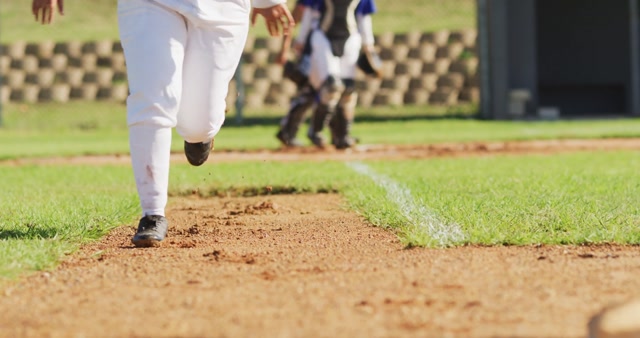 Kids Baseball Running Bases Stock Footage: Royalty-Free Video Clips ...