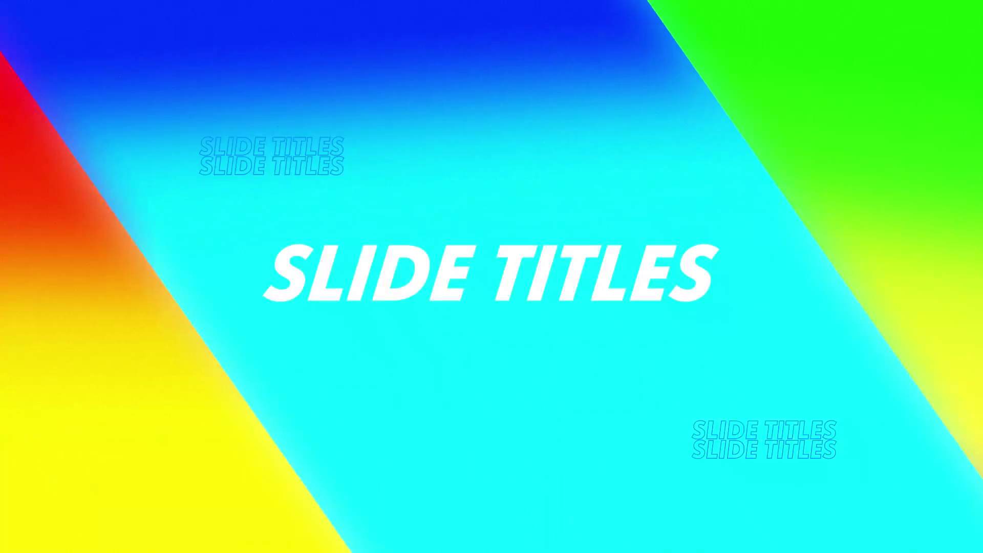 Clean Dynamic Slide Titles Template SBV-346765207 - Storyblocks