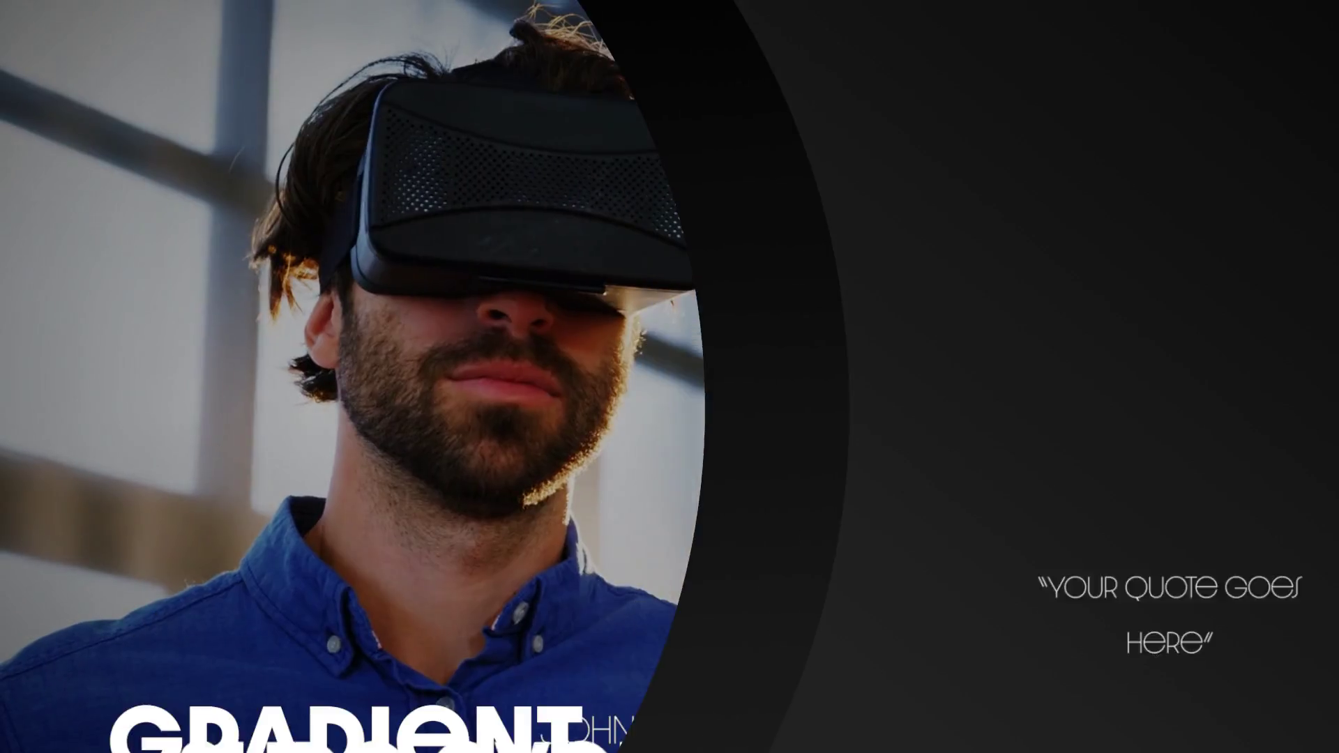 Gradient Slide Overlay Template SBV-346765373 - Storyblocks