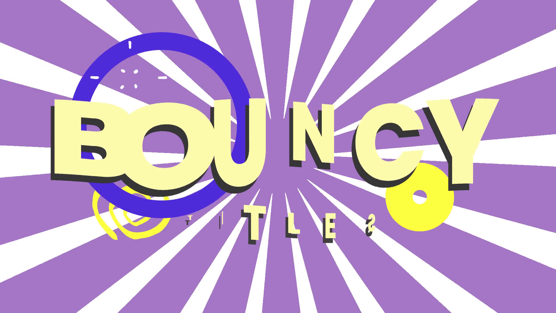 Simple Bouncy Title Template SBV-346779821 - Storyblocks