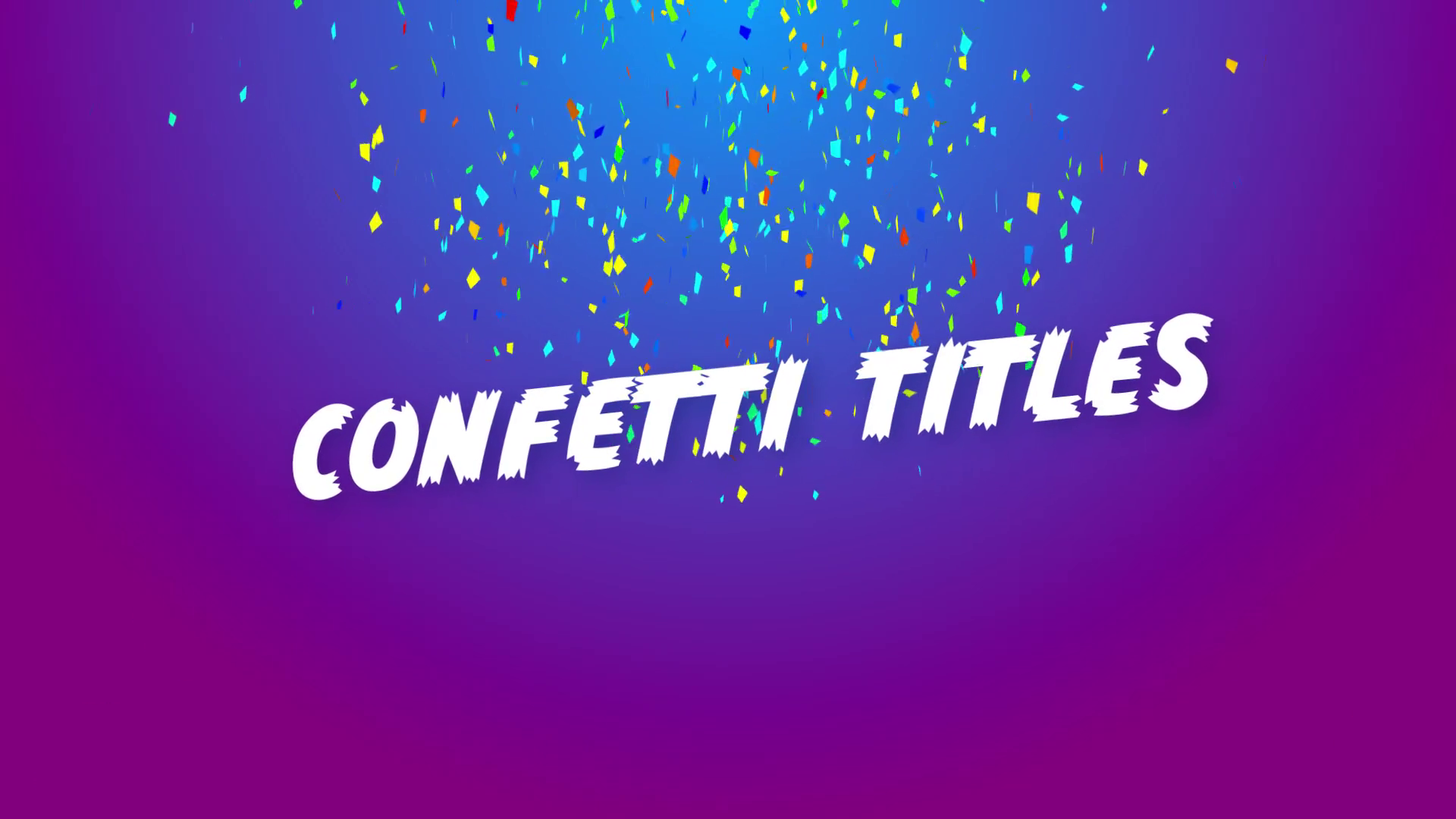 Cool Confetti Explosion Titles Template SBV-346780458 - Storyblocks