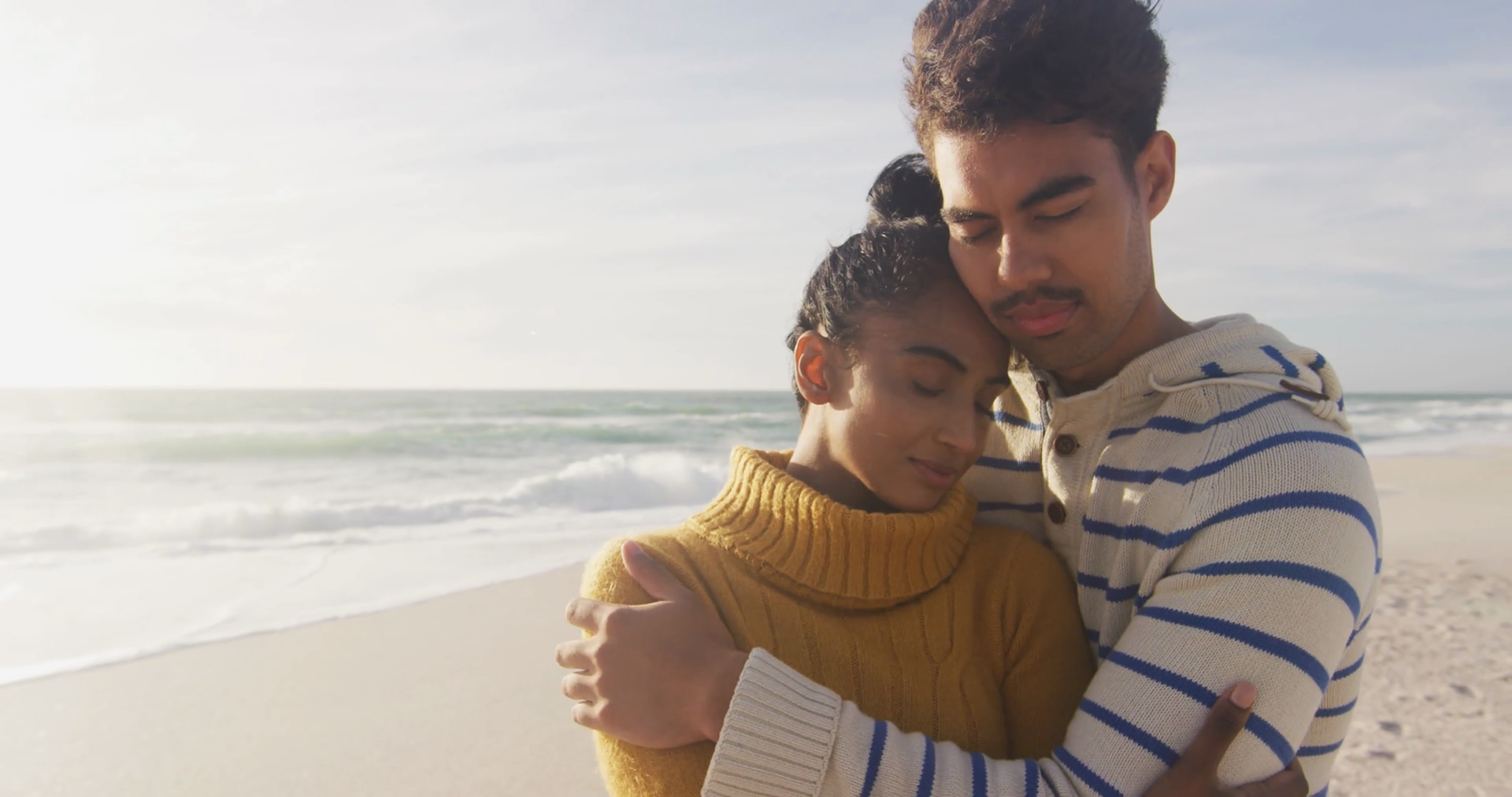 Portrait Of Happy Hispanic Couple Standing Stock Footage SBV-347798593 ...