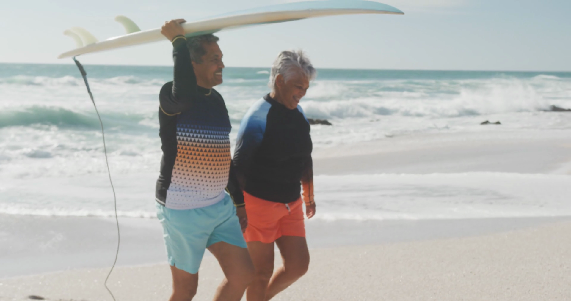 Side View Of Happy Senior Hispanic Couple Stock Footage SBV-348517252 ...