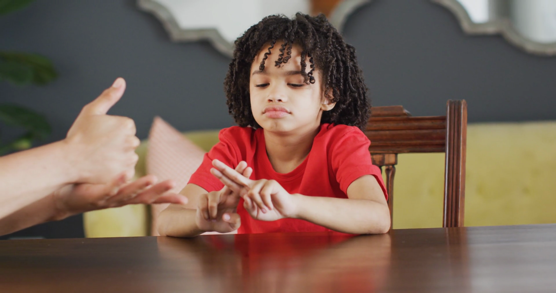 Happy Biracial Man Son Using Sign Language Stock Footage SBV-348606874 ...