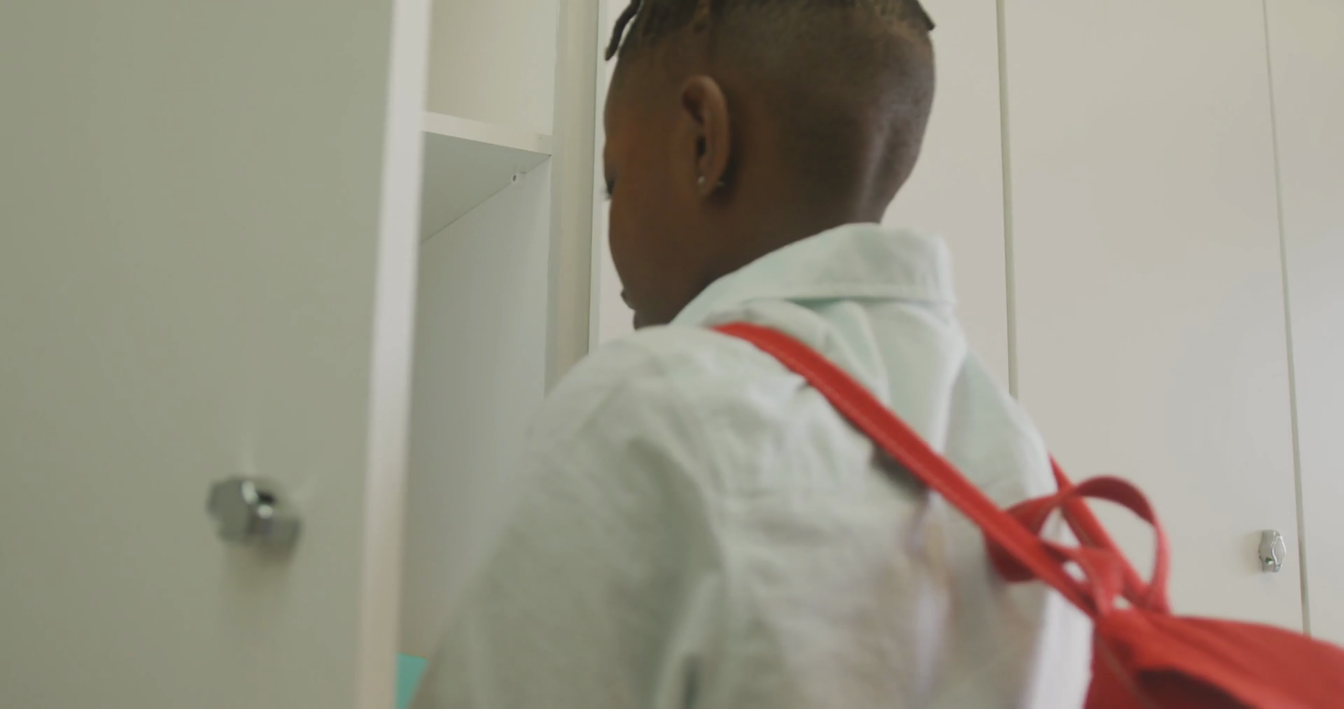 Video Of African American Boy Closing Locker Stock Footage SBV ...