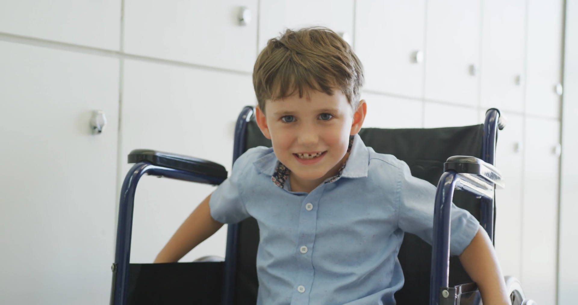 Video Oh Happy Disabled Caucasian Boy In Stock Footage SBV-348517407 ...