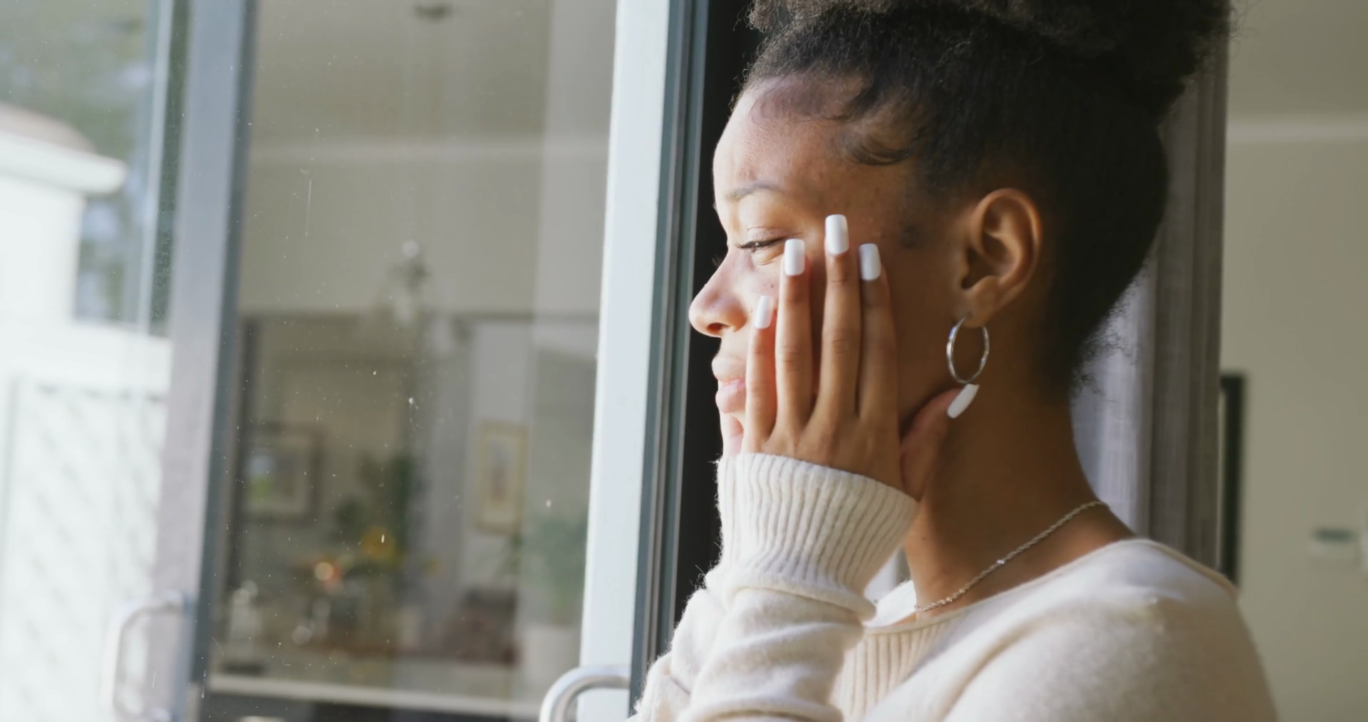 Video Of Crying African American Woman Stock Footage SBV-348421624 ...