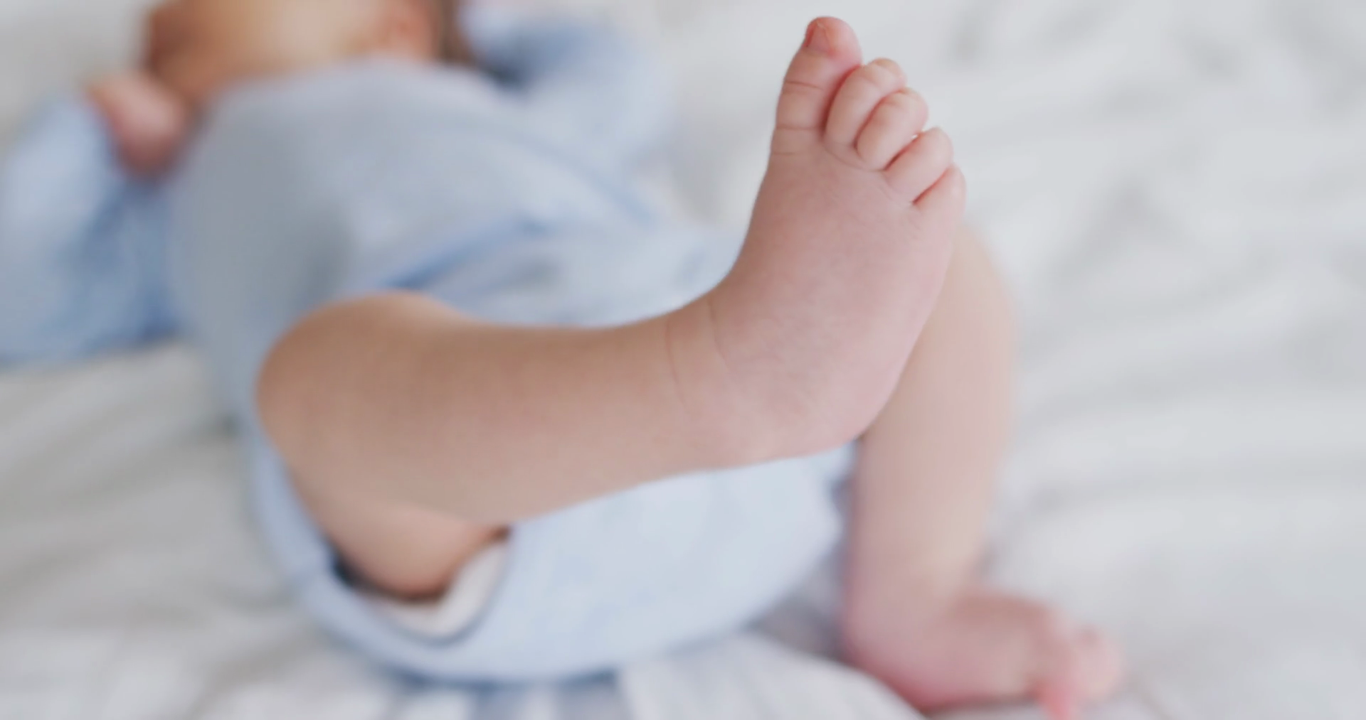 Video Of Feet Of Caucasian Newborn Baby Stock Footage SBV-348437077 ...