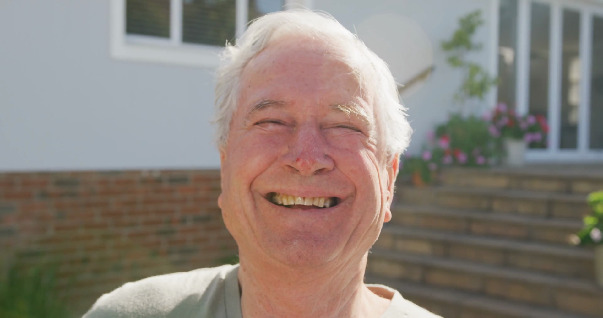 Portrait Of Happy Caucasian Senior Man On Stock Footage Sbv 348422244