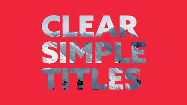 Titles Minimal Templates Royalty-Free - Storyblocks