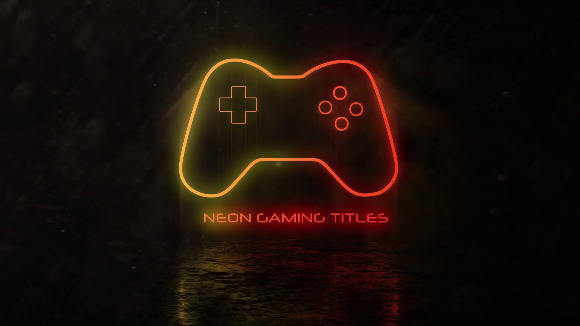 Neon Gaming Titles Template SBV-346405229 - Storyblocks