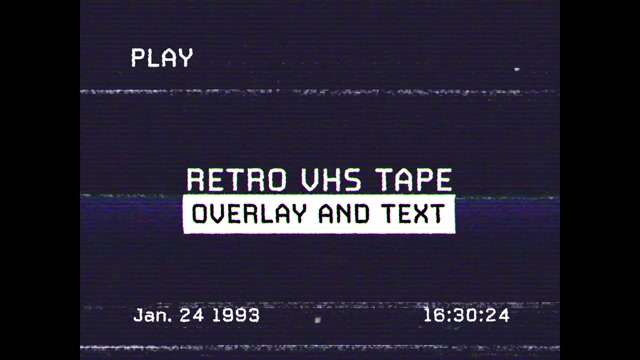 Vhs Effect Templates Royalty-Free - Storyblocks