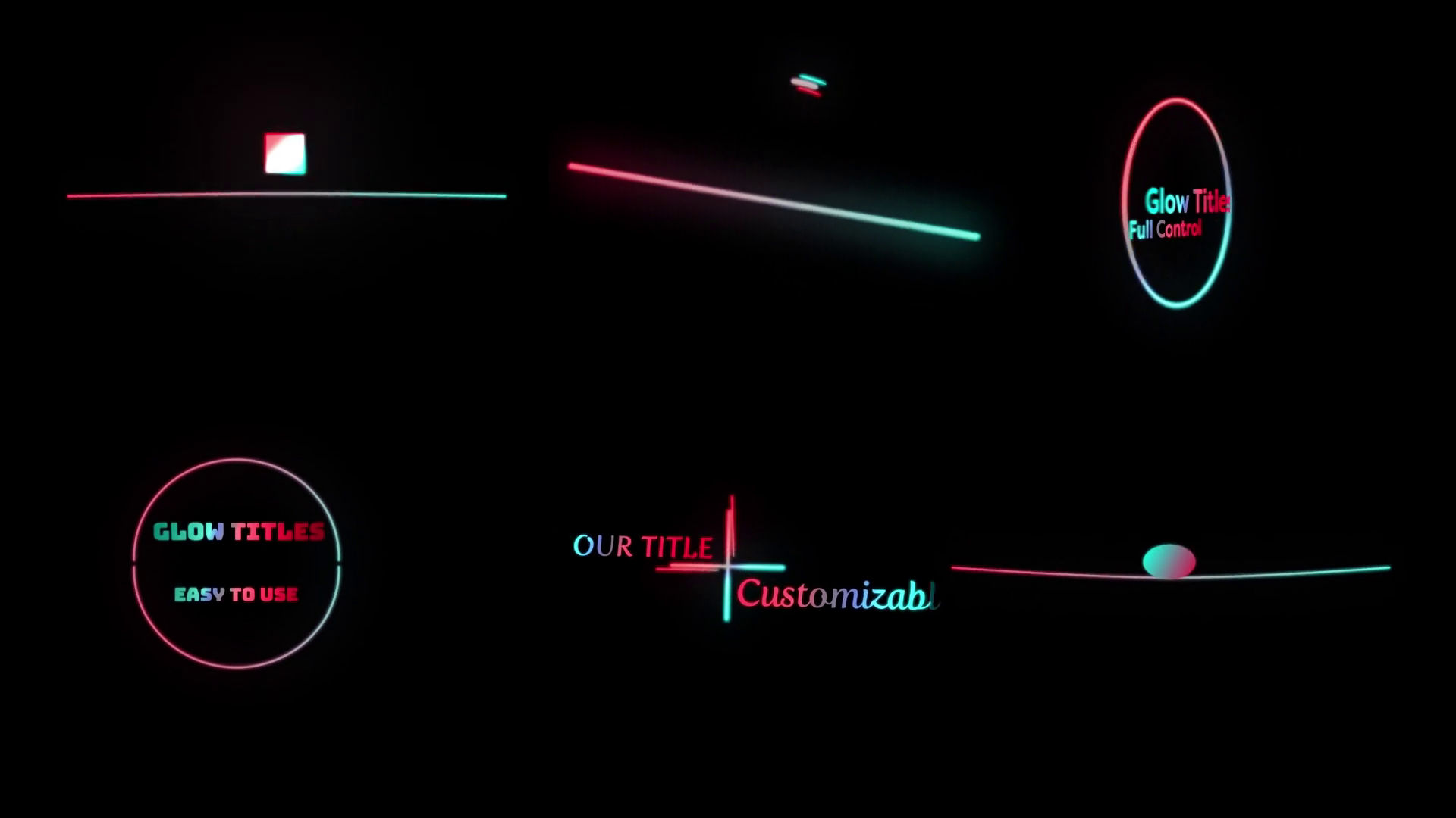 Simple Glow Titles 01:00 SBV-338823607 - Storyblocks