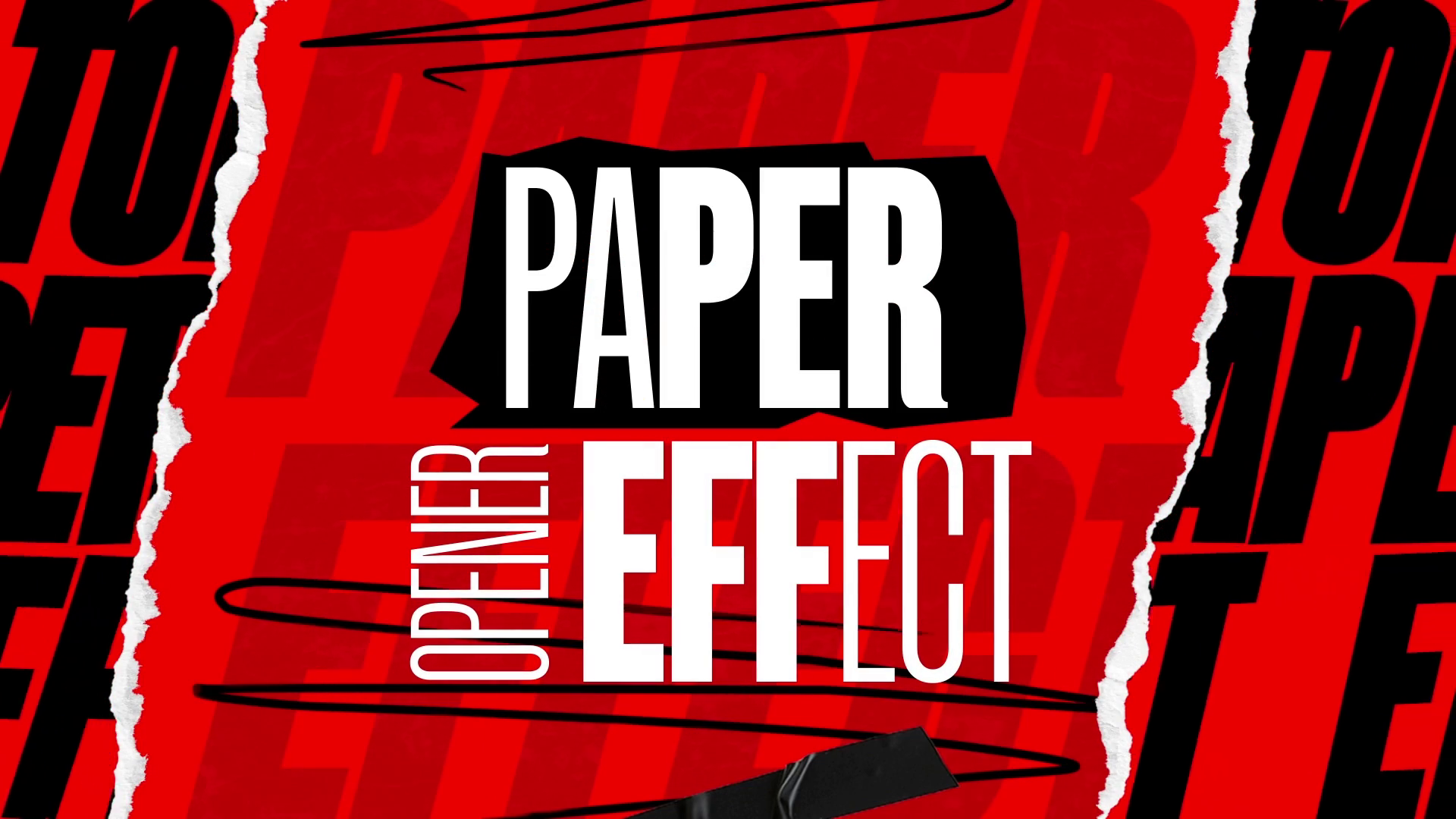 AE Template: Paper Style Opener SBV-349131774 - Storyblocks