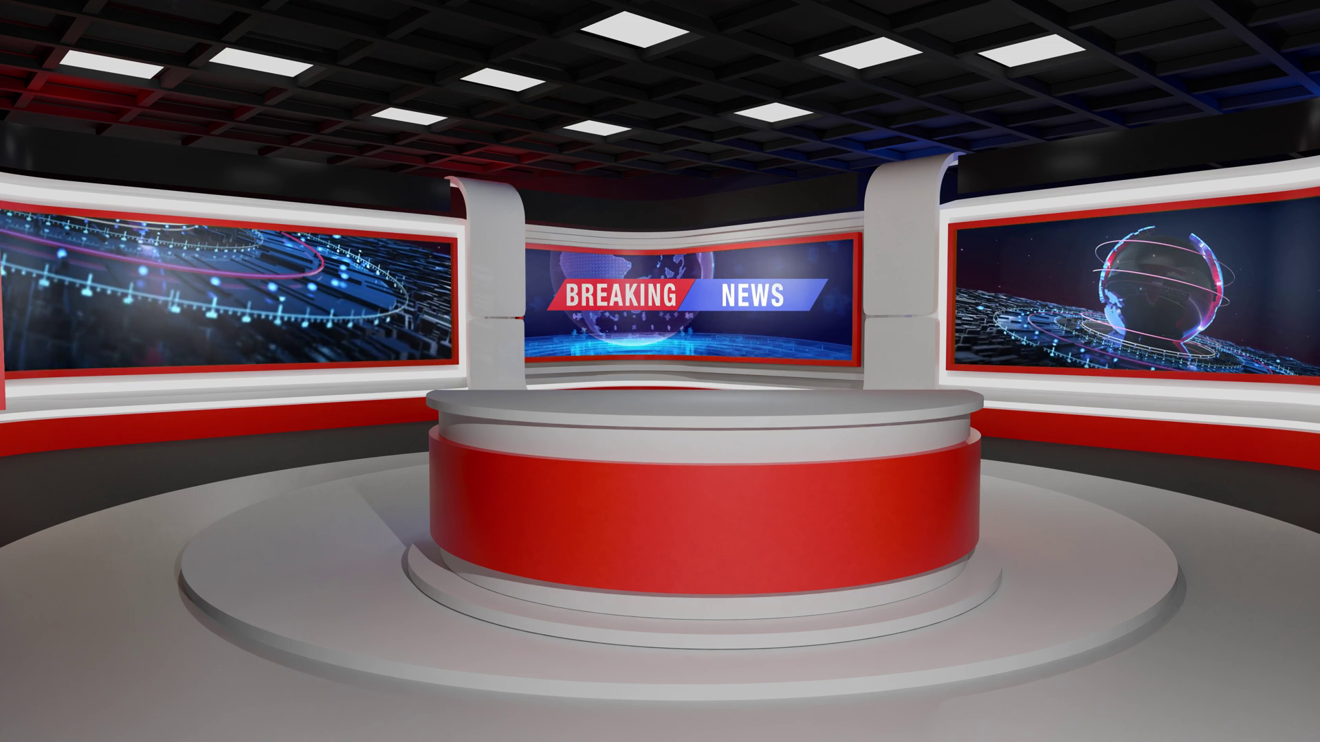 3 D Virtual News Studio Ab 0013 Background 12 Stock Motion Graphics SBV-351933857 - Storyblocks