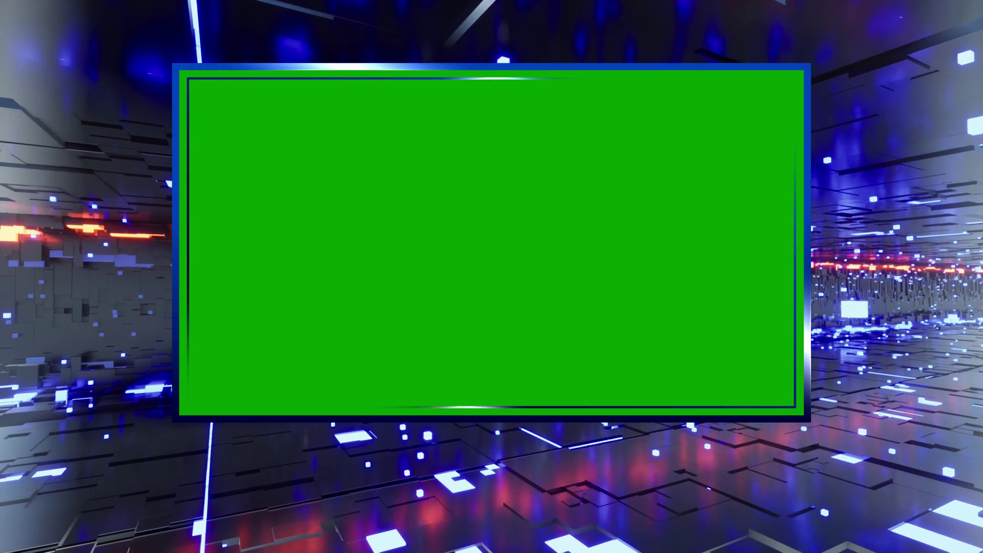 Background Tv News Broadcast With Green Stock Motion Graphics SBV ...
