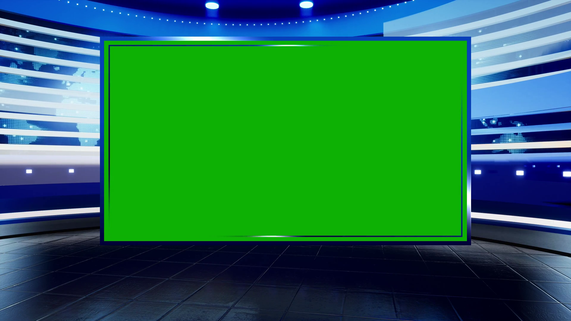 Background Tv News Broadcast With Green Stock Motion Graphics SBV ...