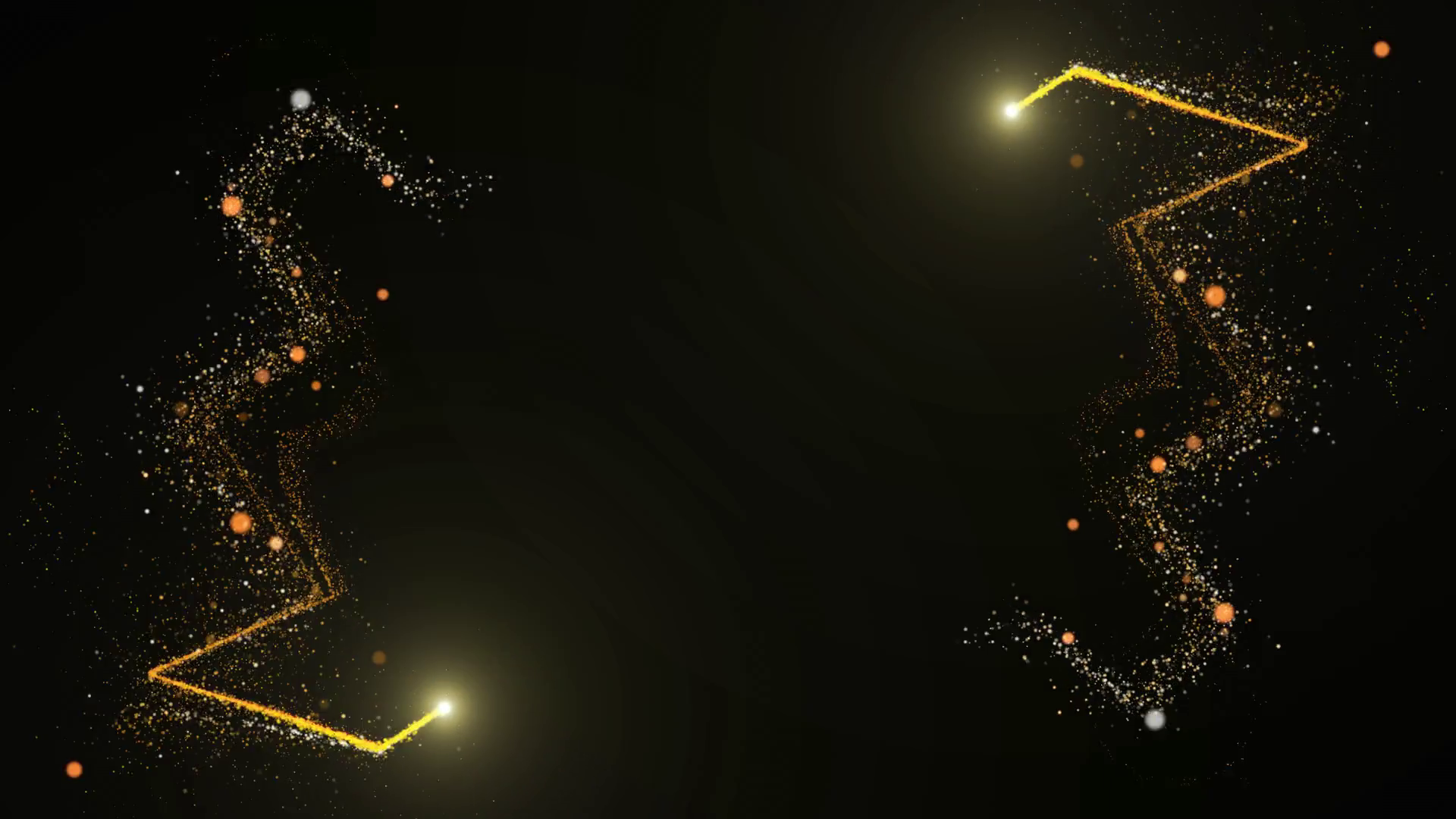 Flight Of Gold Bokeh Sparkling Particles Stock Motion Graphics SBV ...