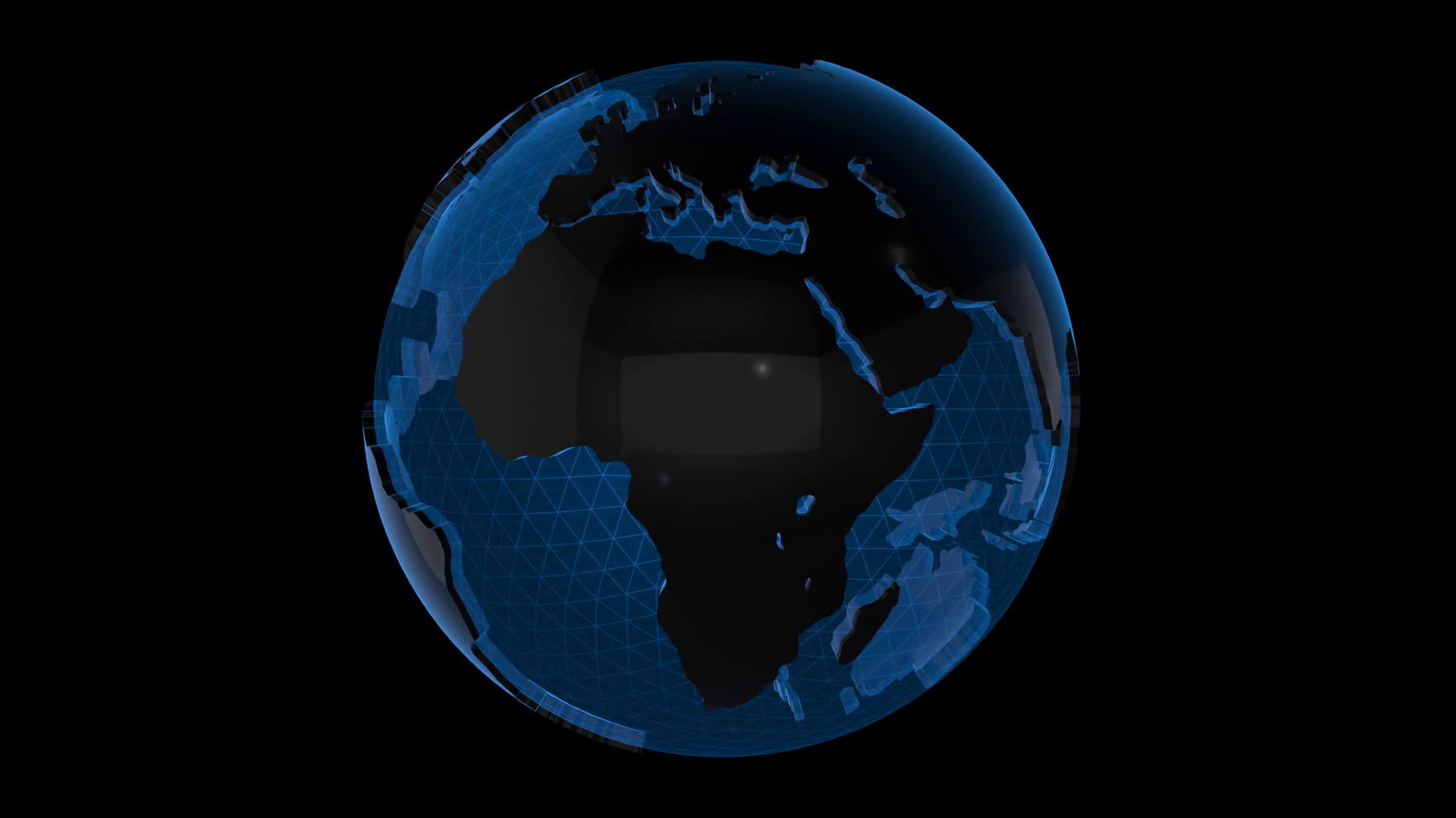 Abstract Earth 3d Technology Loop Alpha Stock Motion Graphics SBV-347587013 - Storyblocks