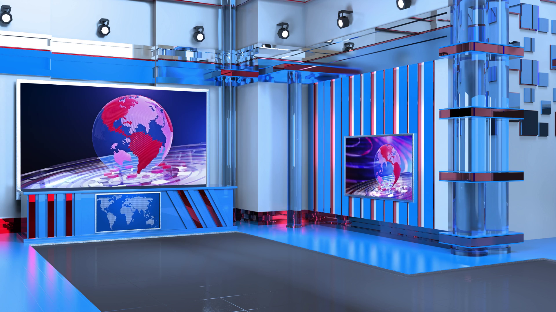 News Tv Studio Set Virtual Screen Background Stock Motion Graphics SBV-347367506 - Storyblocks