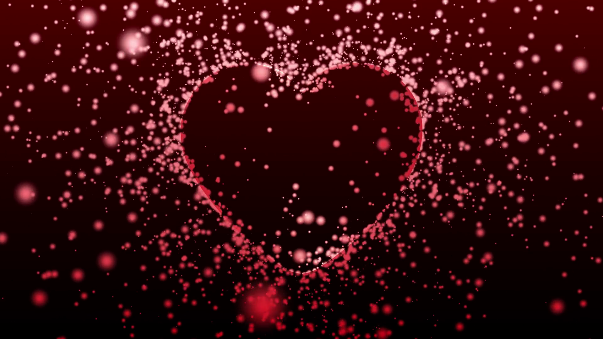 Particles Heart Loop Background Events Stock Motion Graphics SBV ...