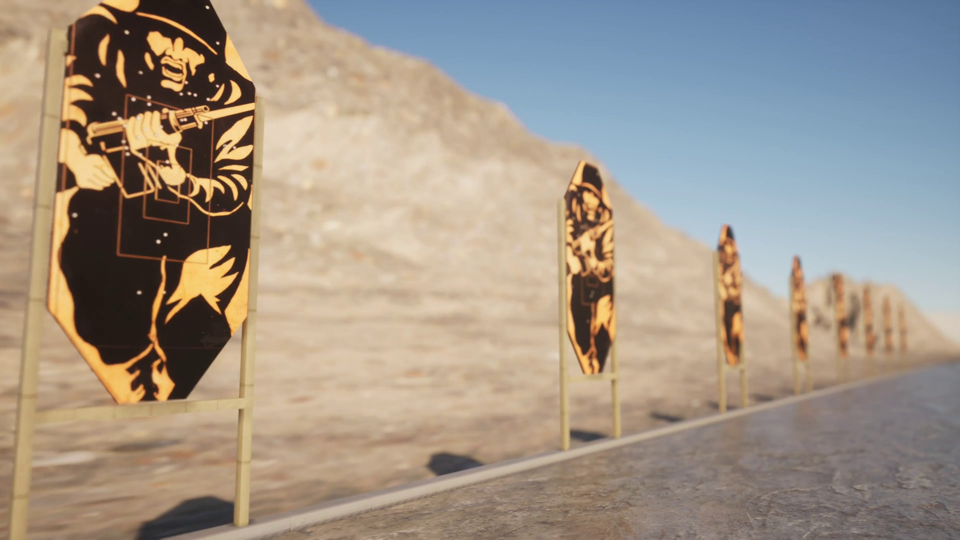 Shooting Range Targets With Bullet Holes 1 Stock Motion Graphics SBV ...