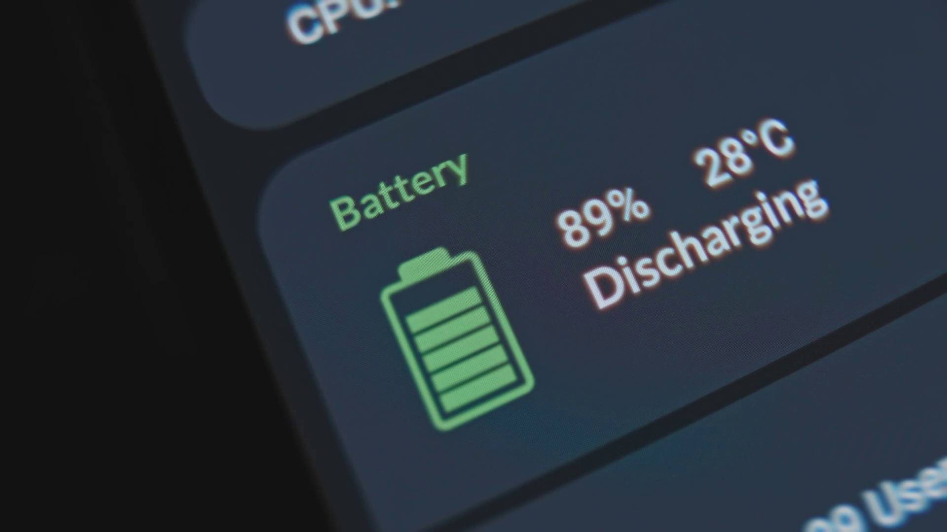 Indicator Of Battery Charge Temperature Stock Footage SBV-351835459 ...