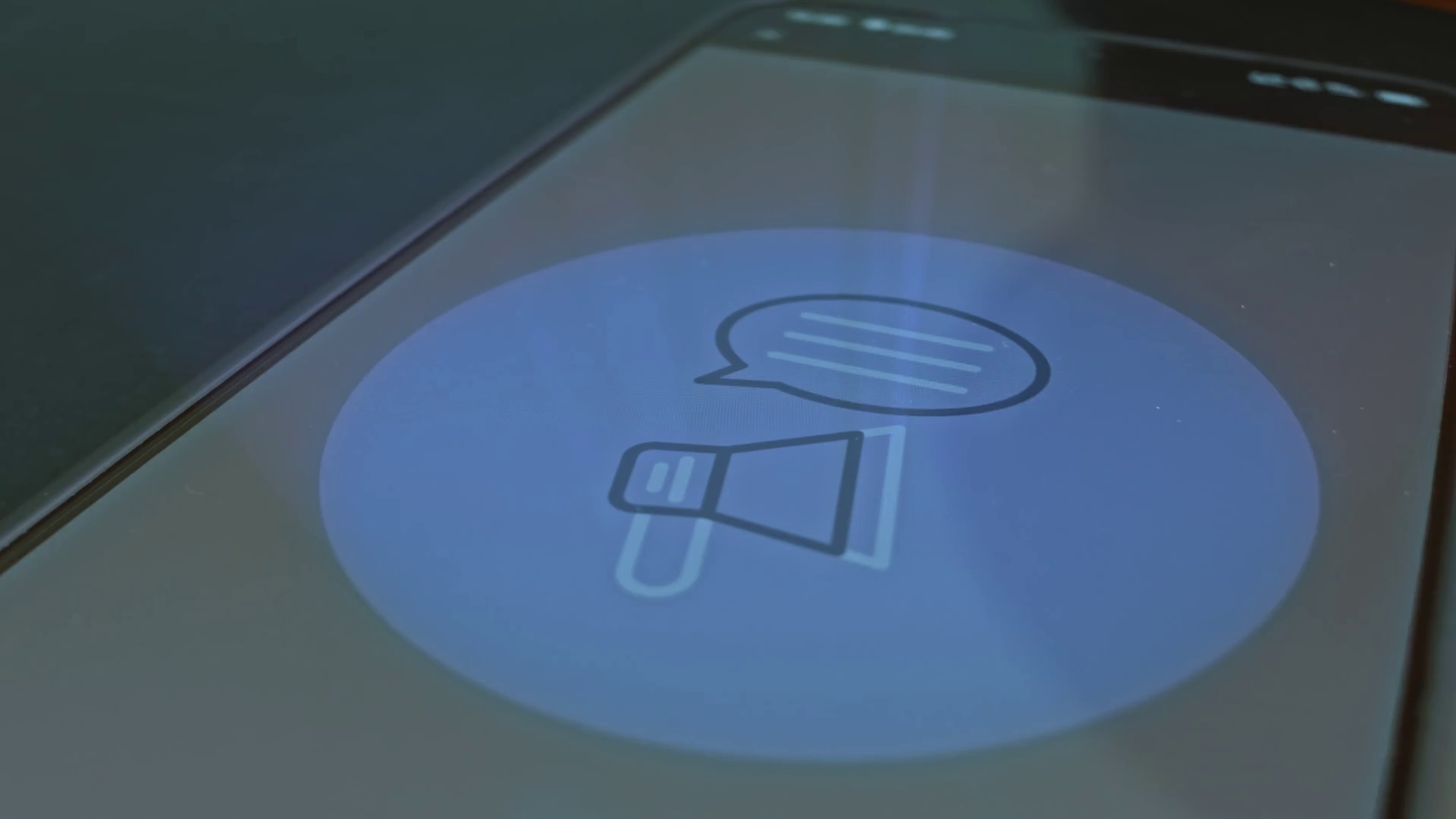 Megaphone With Chat Window Announcement Stock Footage SBV-351938644 ...