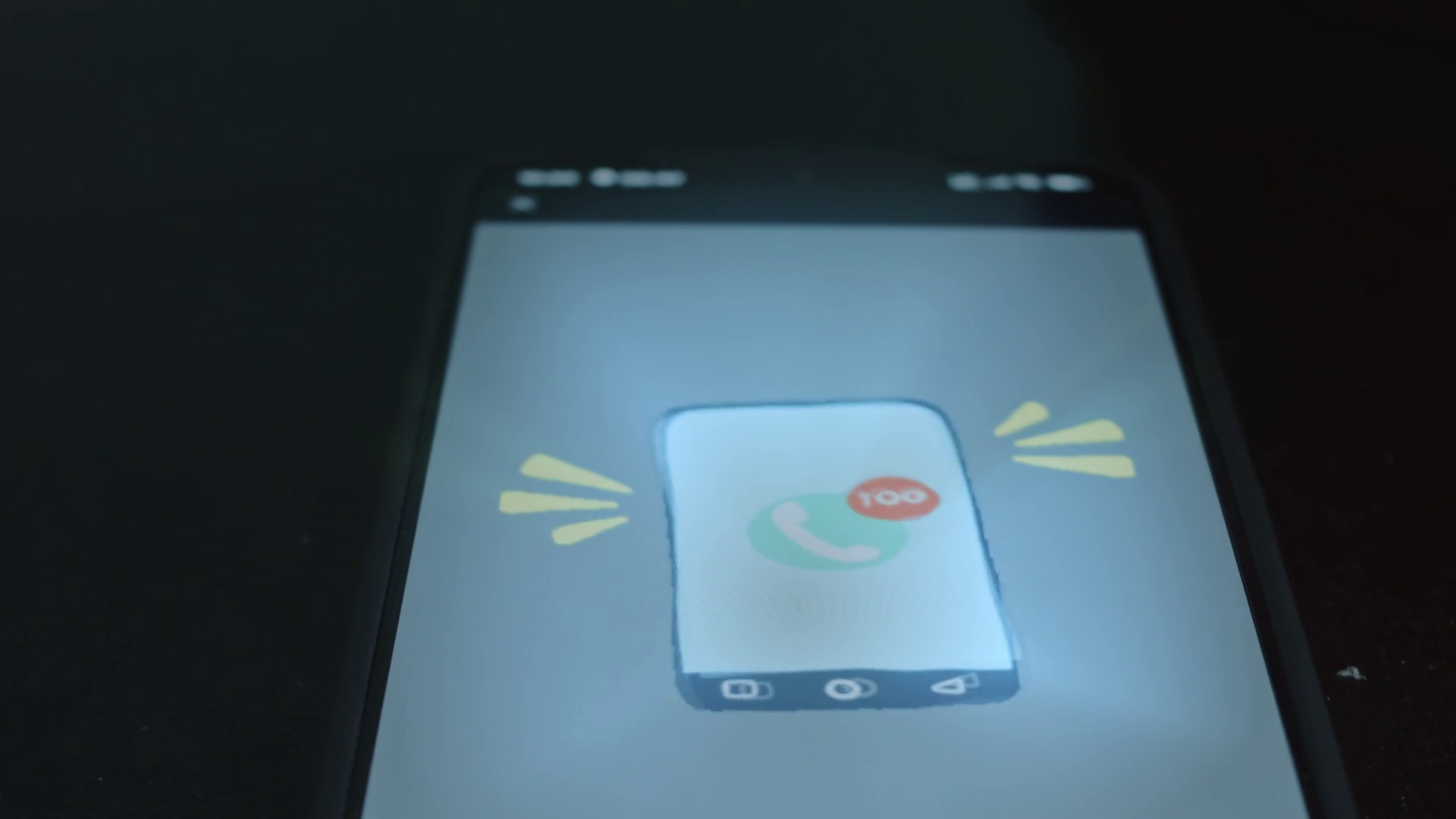 Phone Rings With 100 Missed Calls On Screen Stock Footage SBV-352176791 ...