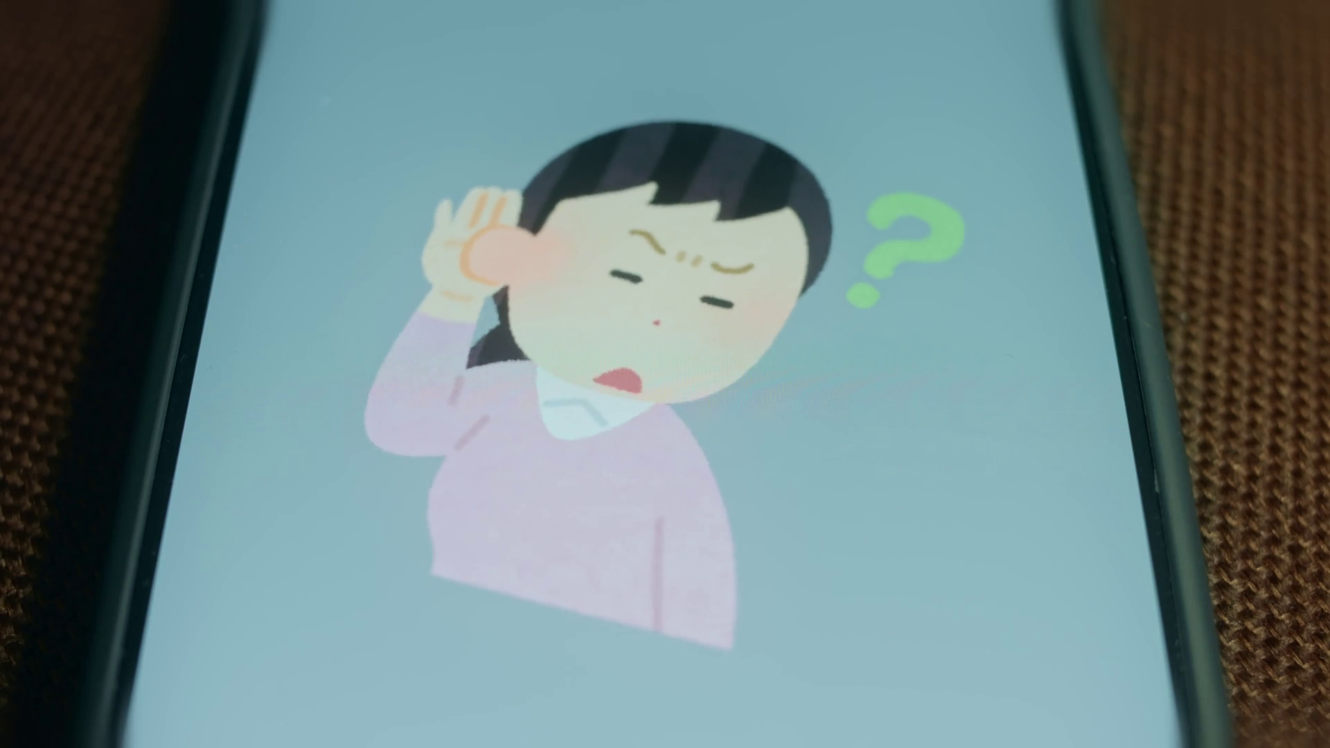 Woman Trying To Hear Better Question Mark Stock Footage SBV-352216474 ...