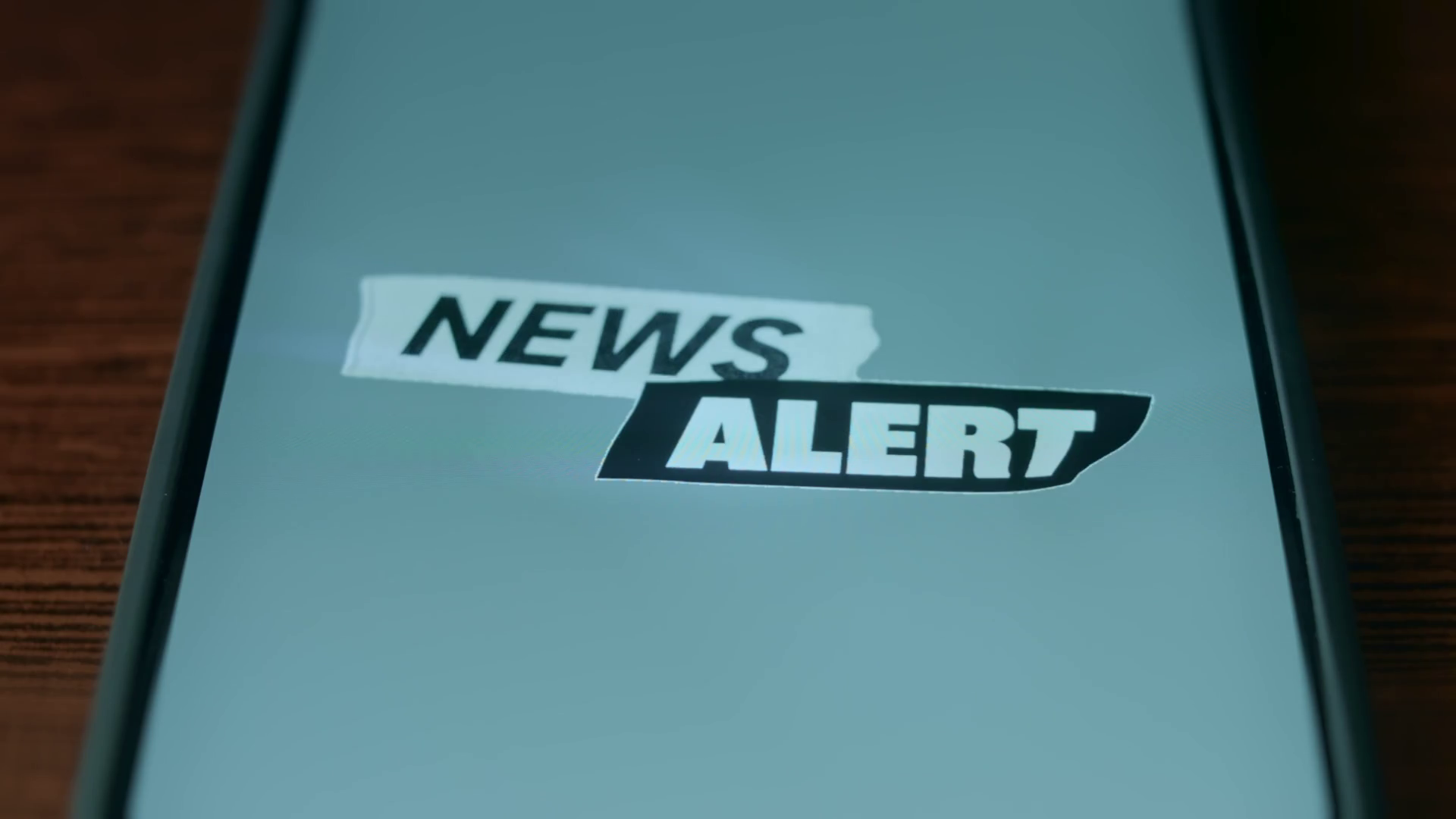 News Alert Announcement Graphic Presentation Stock Footage SBV ...