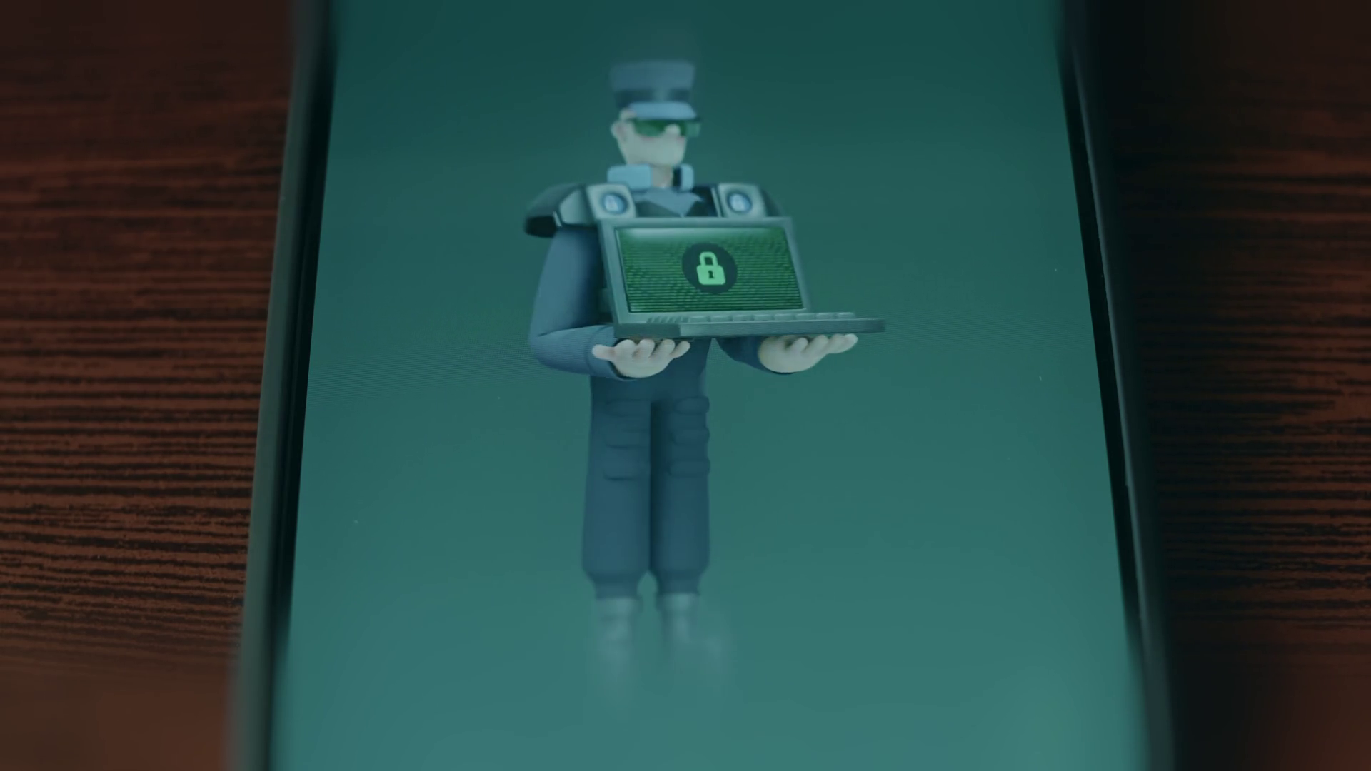 Cyber Security Officer With Laptop Stock Footage SBV-352223812 ...