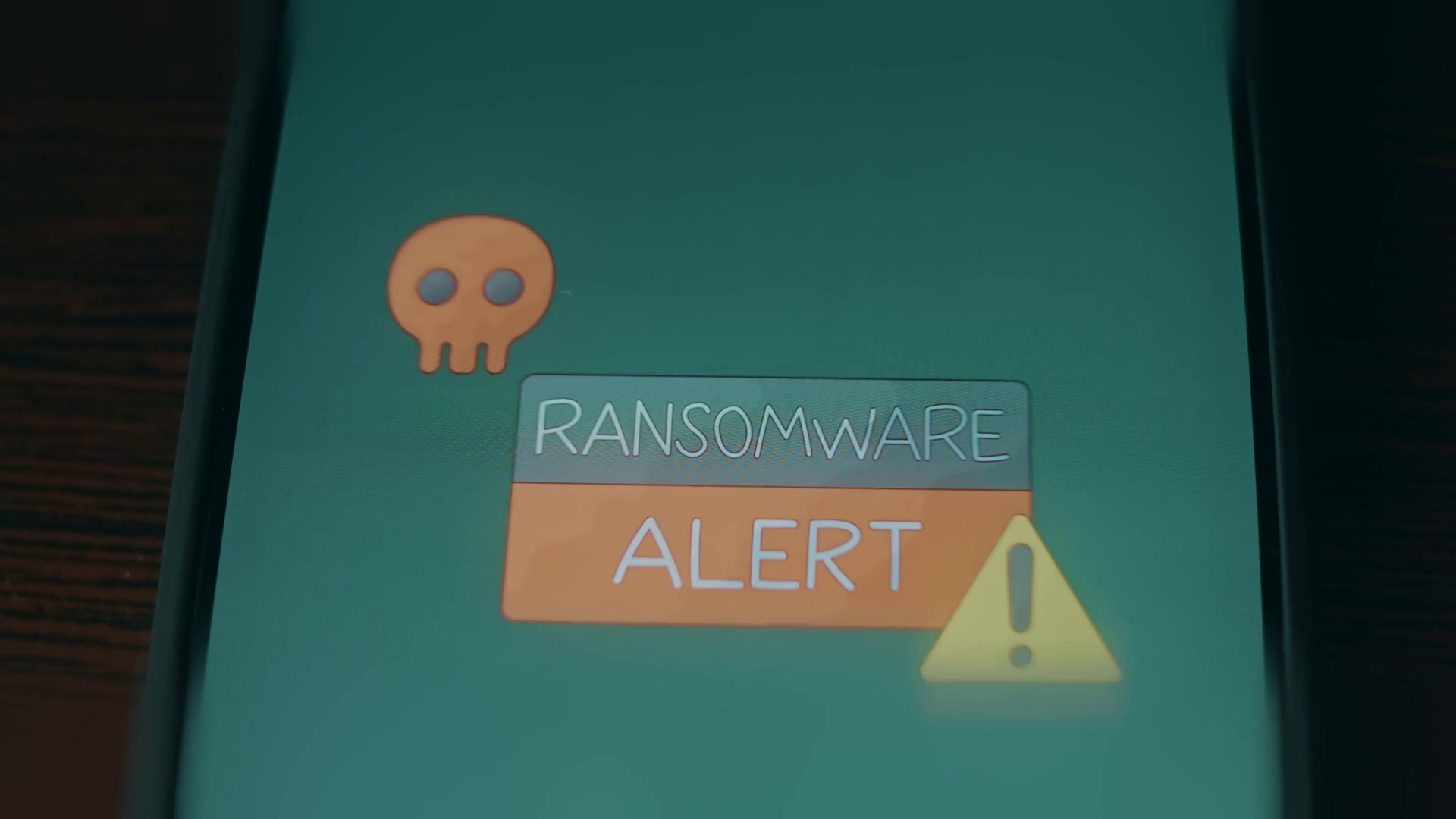 Ransomware Alert Warning Sign Cybercrime Stock Footage SBV-352223878 ...