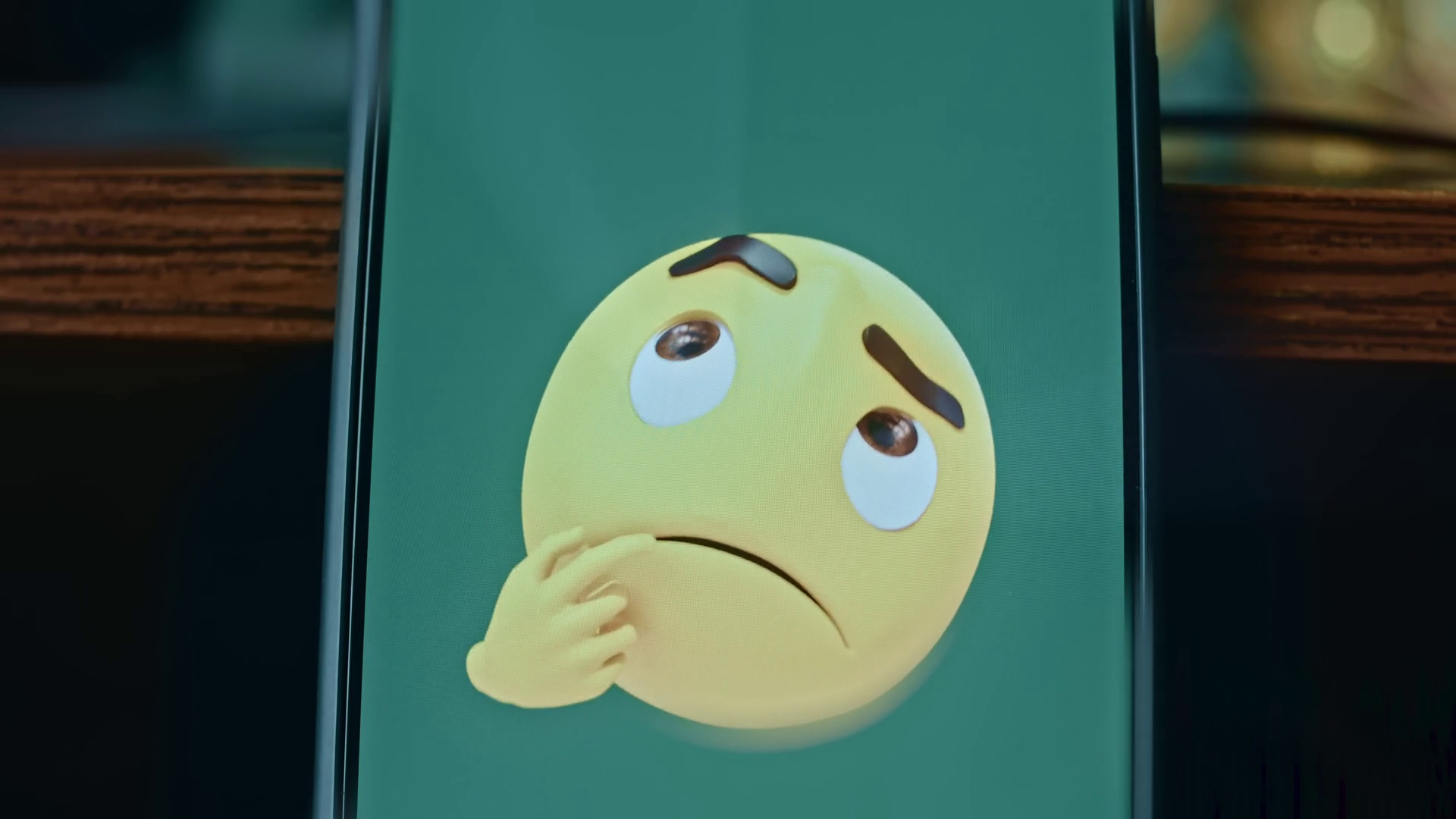 Thinking Hard Emoticon Confused Emoji Stock Footage SBV-352225897 ...